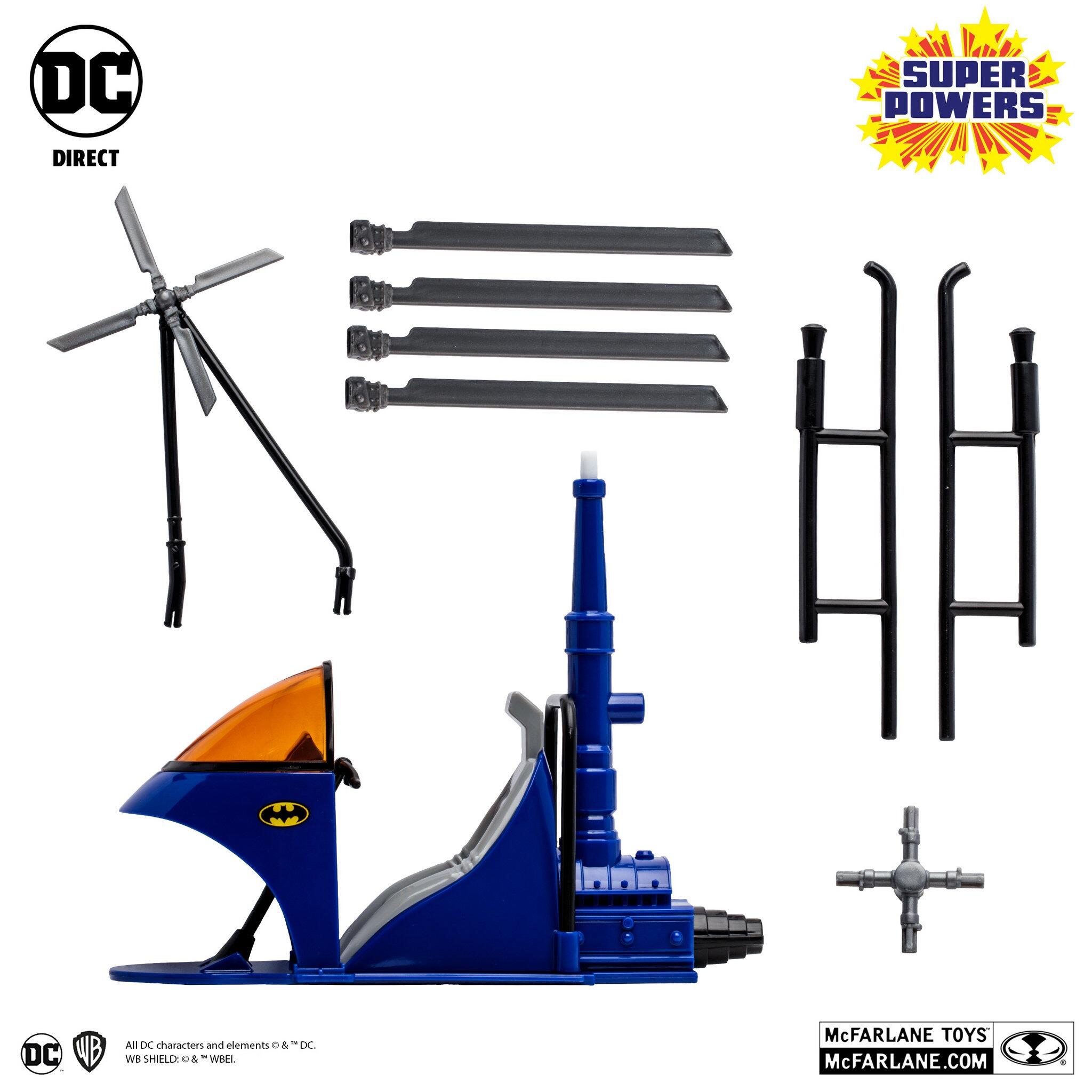 DC Direct: Super Powers Vehicle Wave 3 - The Whirly Bat (Batman Aerial ...