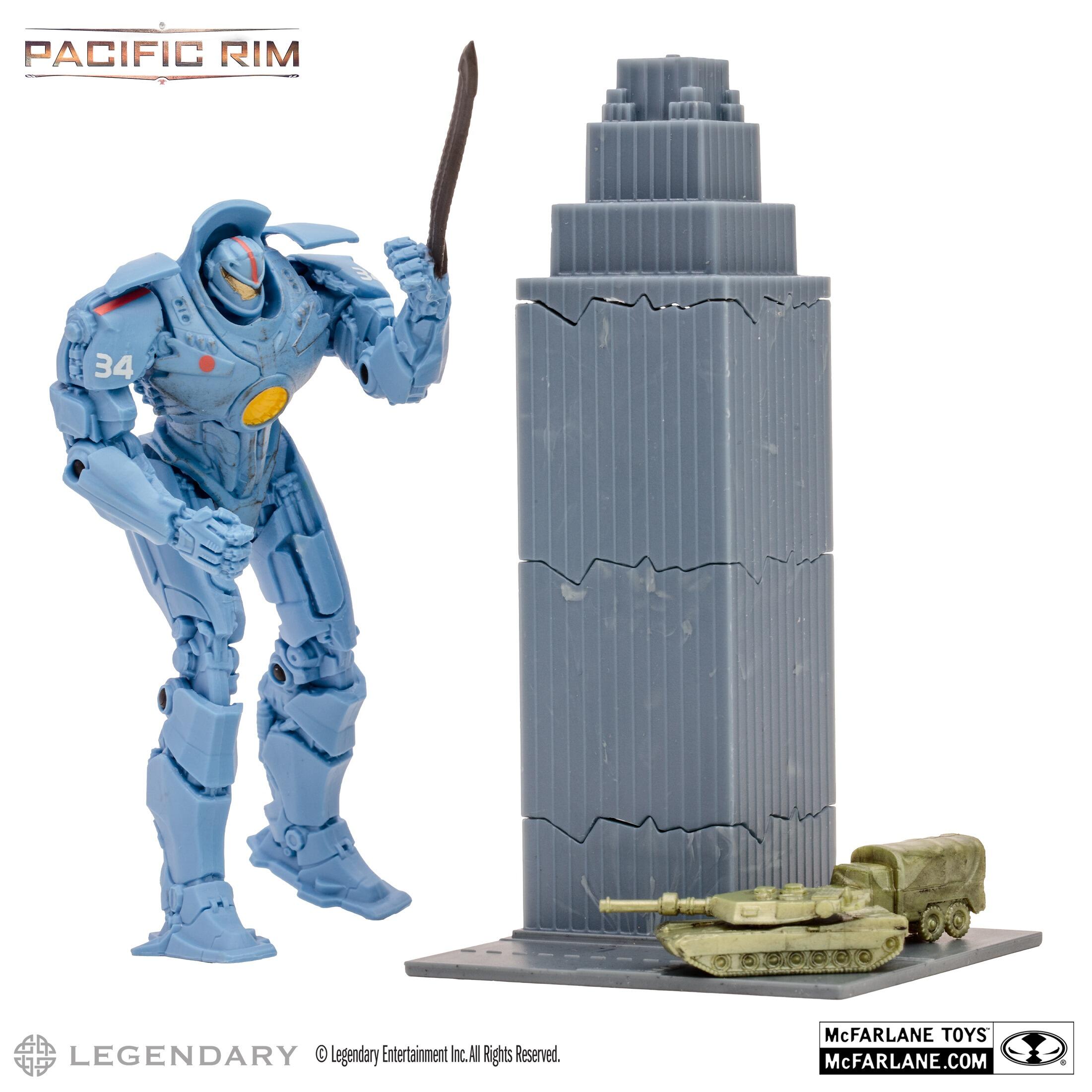 Pacific Rim 4 Inch Scale Action Figure with Comic Book Wave 1 - Gipsy ...