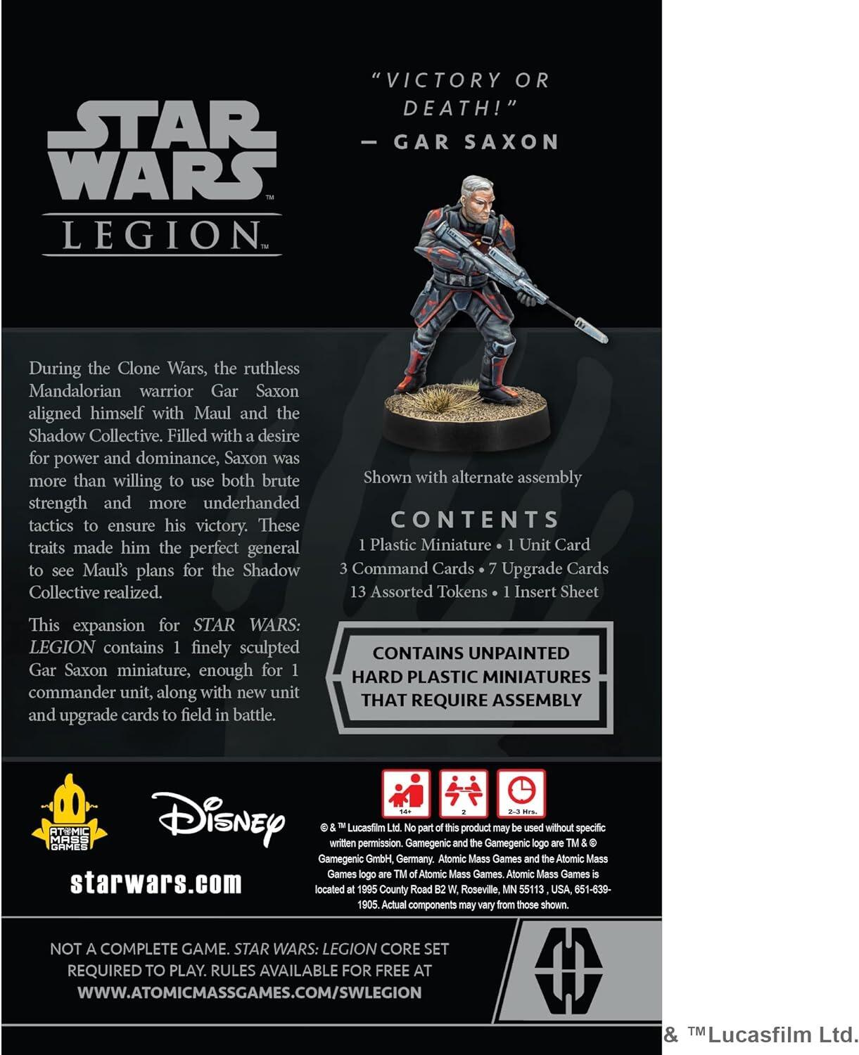 Star Wars: Legion - Gar Saxon Unit Expansion Pack