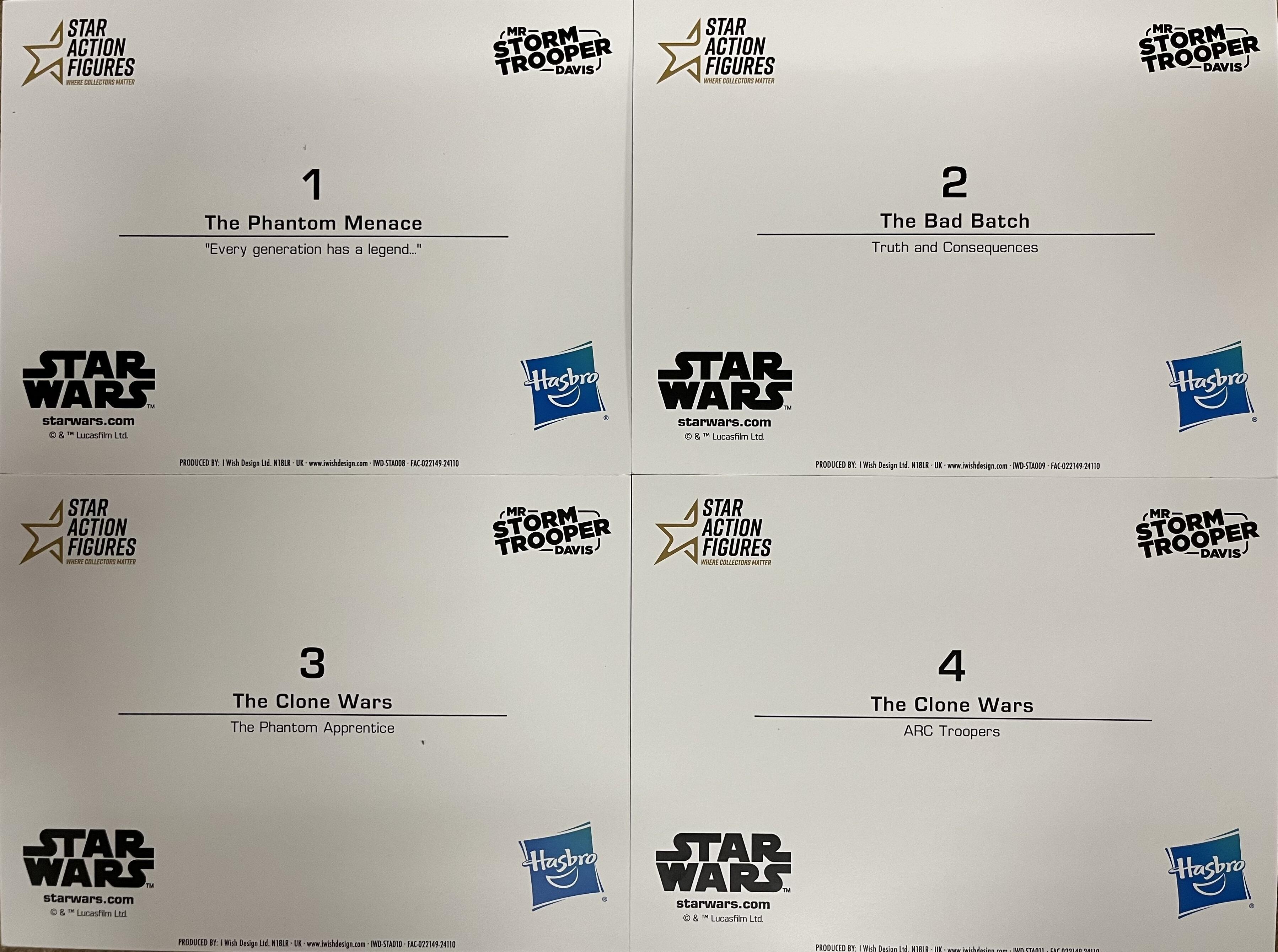 Star Wars Collector Photo Cards - Set 1