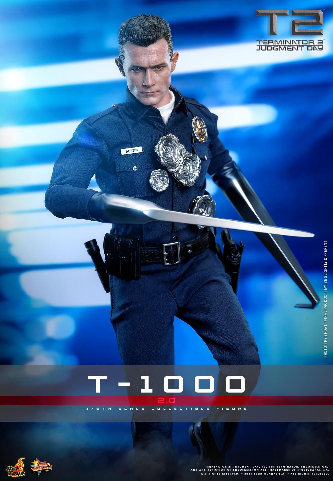 T-1000 (2.0) - Terminator 2: Judgement Day Hot Toys Collectibles 1/6 Scale Action Figure