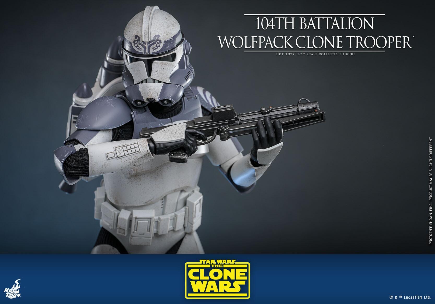 *PRE-ORDER 104th Battalion Wolfpack Clone Trooper - Star Wars: The Clone Wars Hot Toys ...
