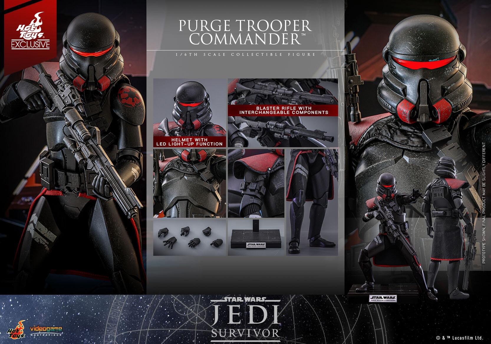 Purge Trooper Commander - Star Wars: Jedi Survivor Hot Toys Exclusive ...