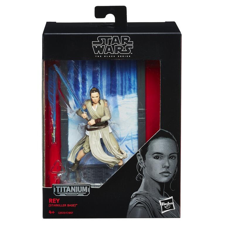 Star Wars Black Series Titanium Series Die Cast Action Figure - Rey ...