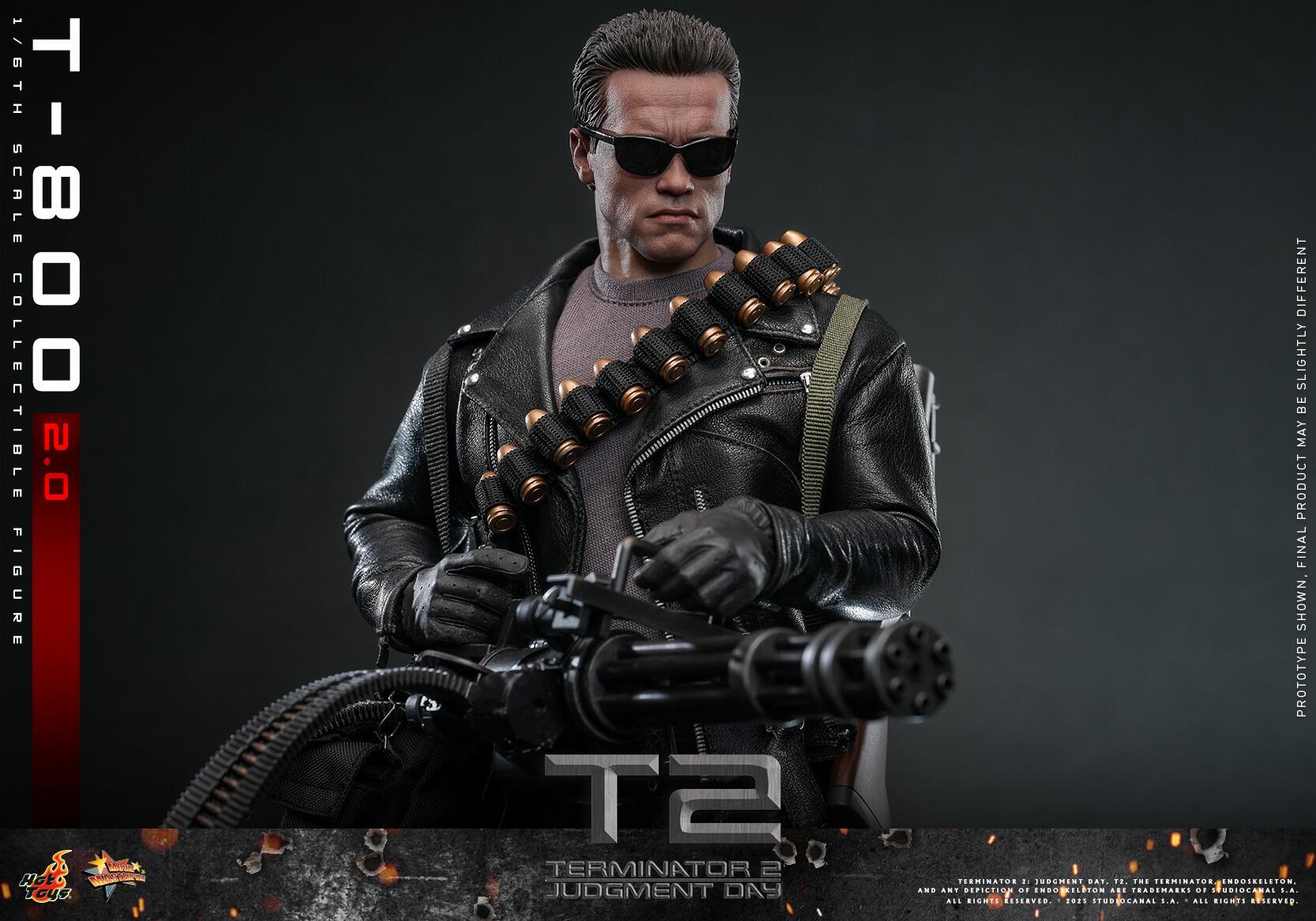 *PRE-ORDER T-800 Terminator (2.0) - Terminator 2: Judgement Day Hot Toys Collectibles 1/6 Scale ...