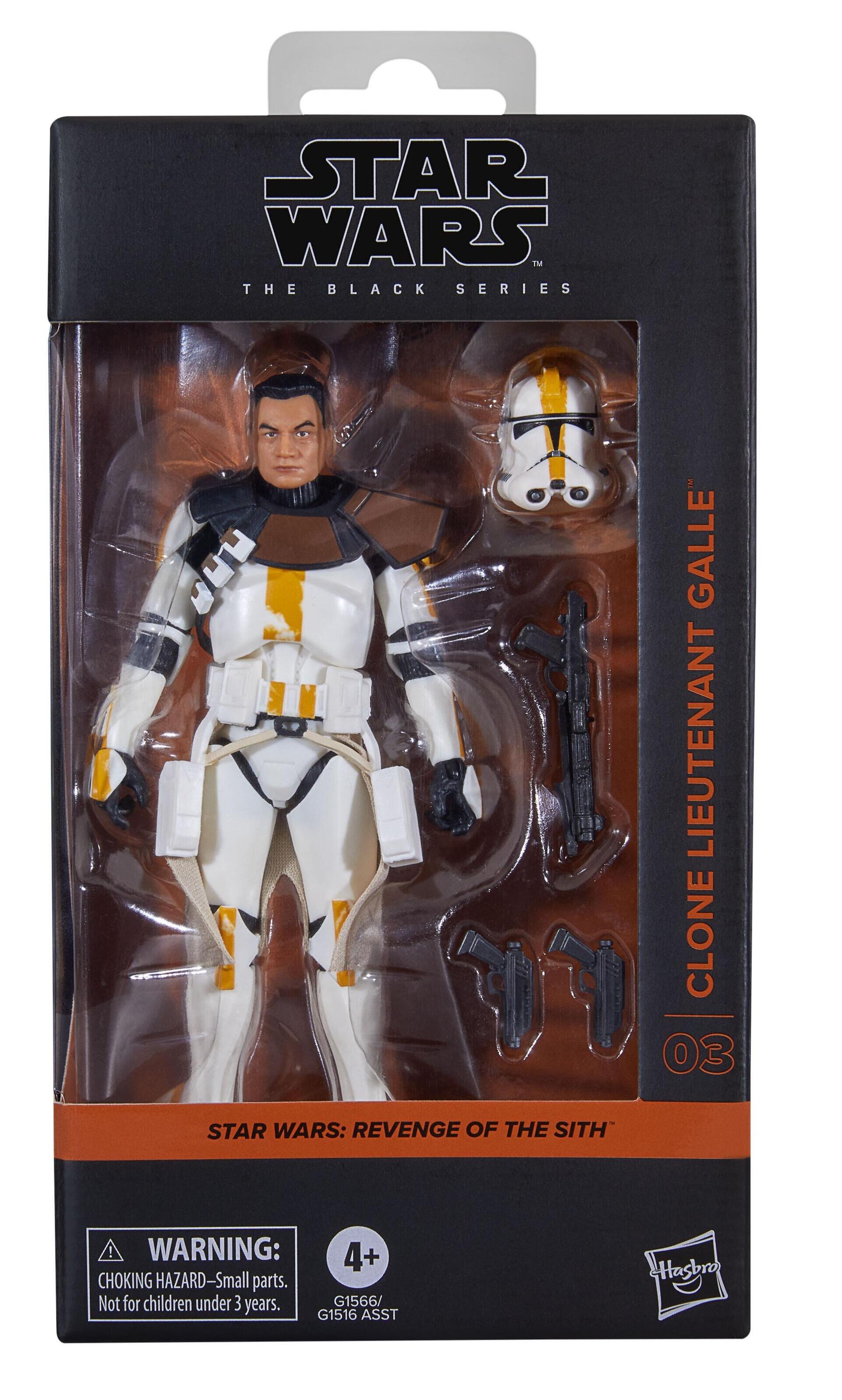 Star Wars Black Series 6 Inch Action Figure Wave 48 - Clone Lieutenant ...