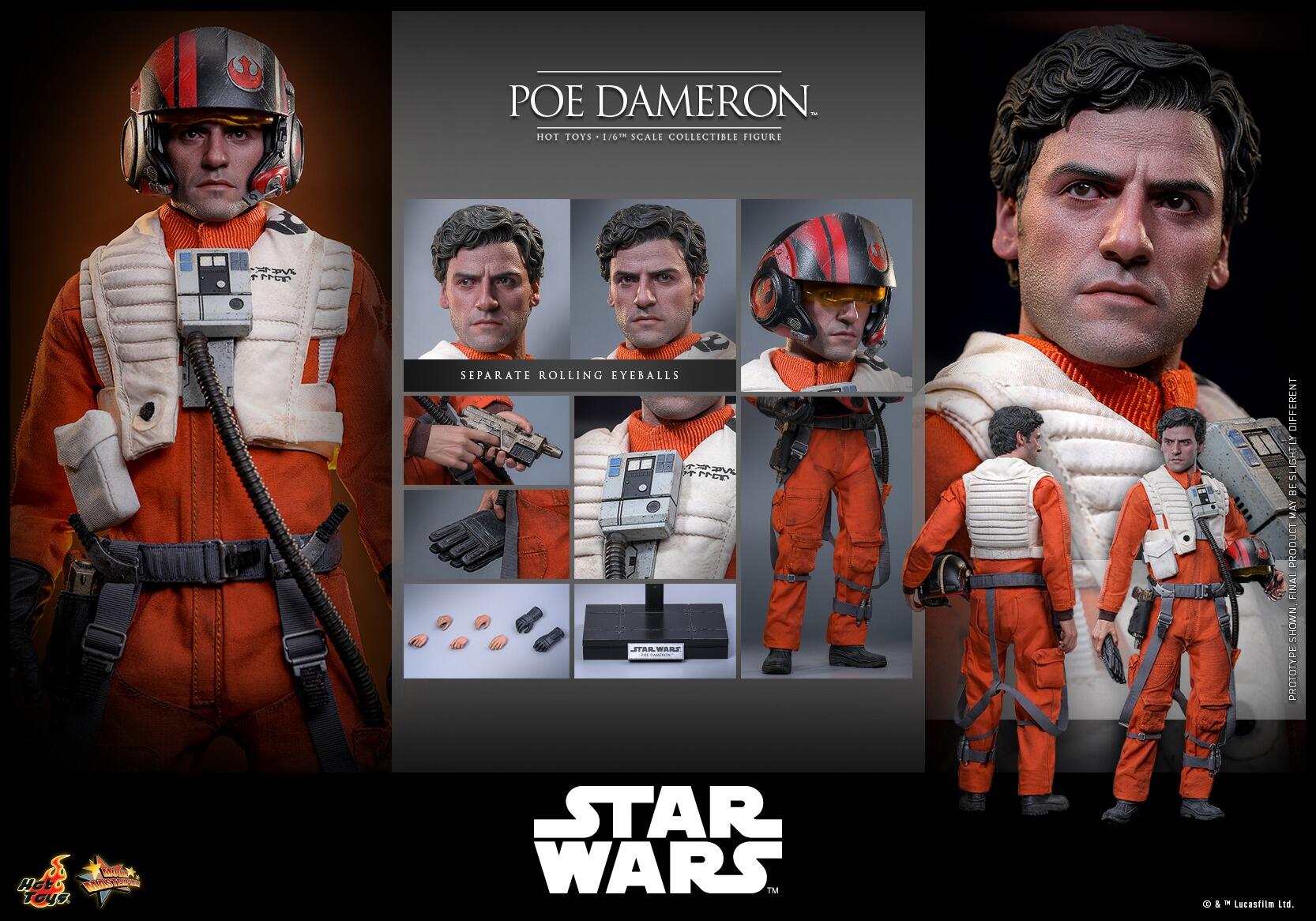 *PRE-ORDER Poe Dameron - Star Wars: The Force Awakens Hot Toys ...