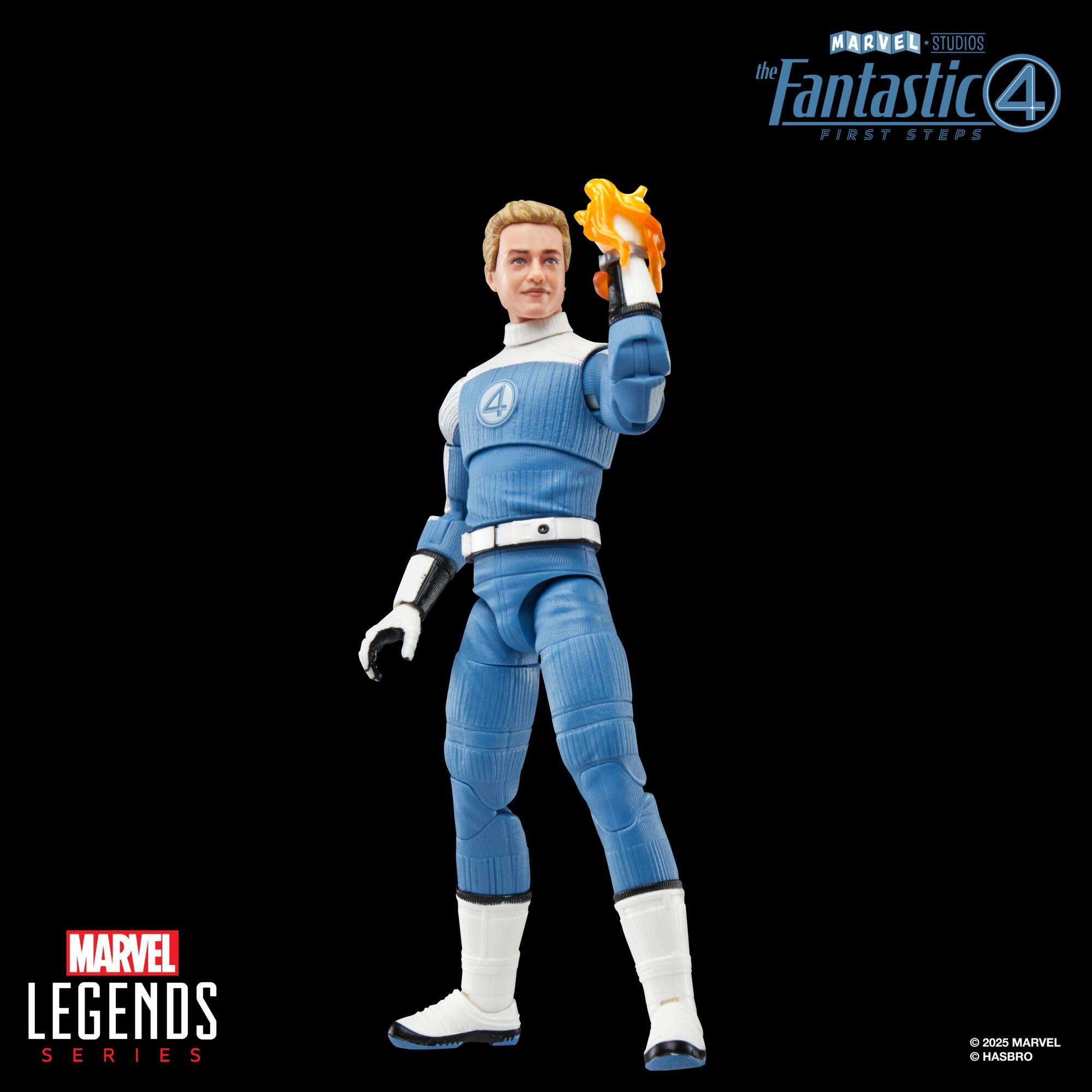 Marvel Legends The Fantastic 4 First Steps 6 Inch Action Figure - Johnny Storm