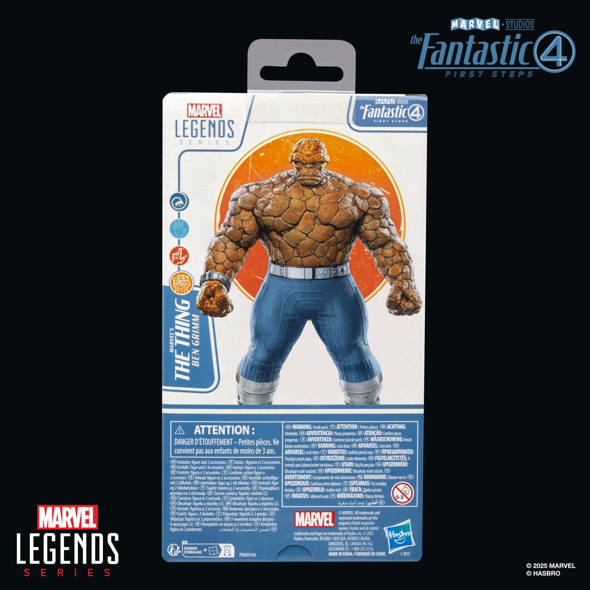 Marvel Legends The Fantastic 4 First Steps 6 Inch Action Figure - The Thing