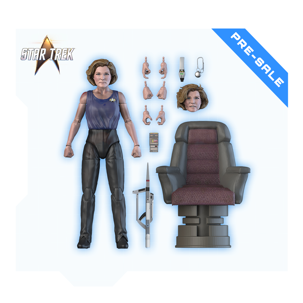 *PRE-ORDER Star Trek Action Figure Wave 2 - Captain Kathryn Janeway