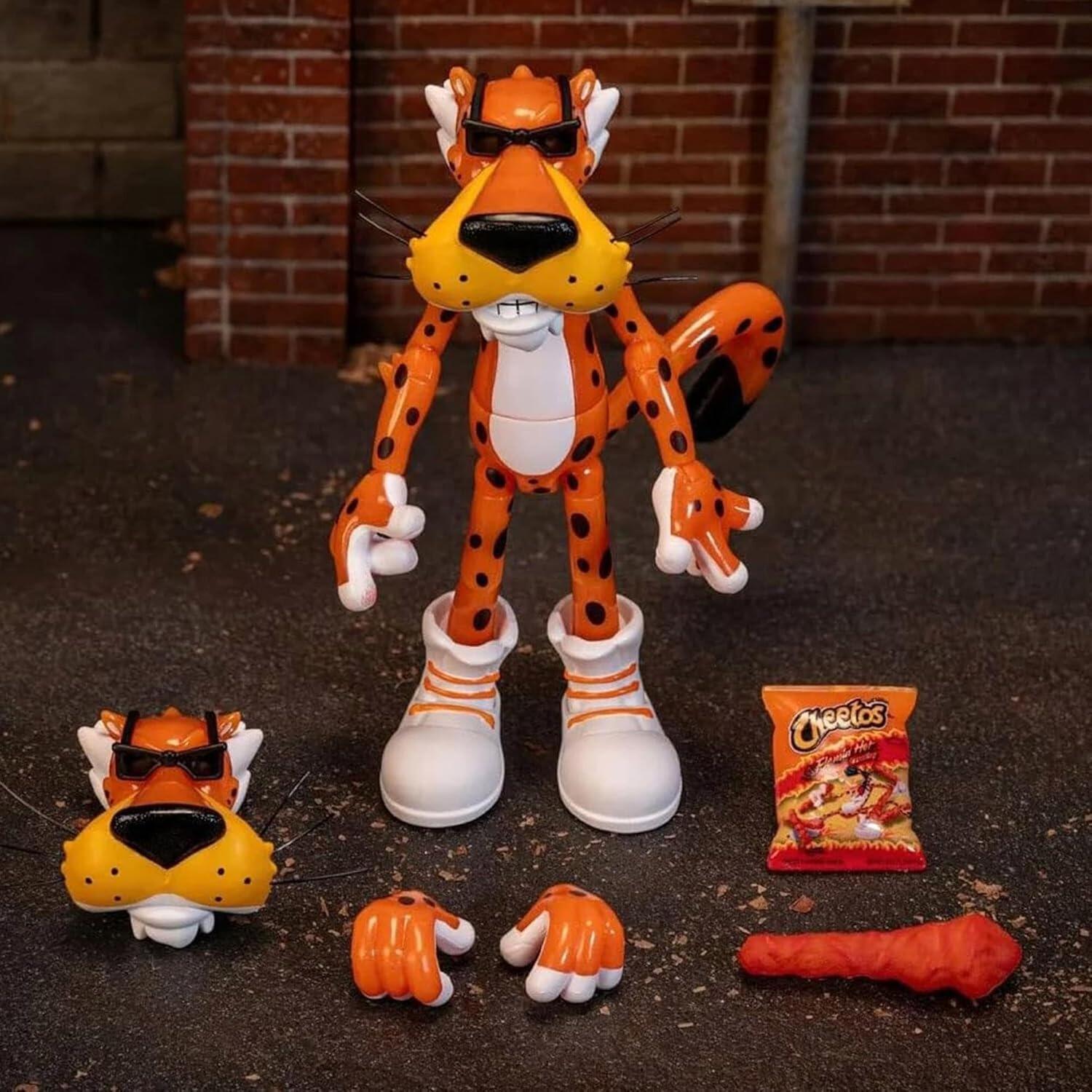 Cheetos 6 Inch Scale Action Figure - Chester Cheetah (Flamin' Hot GITD ...