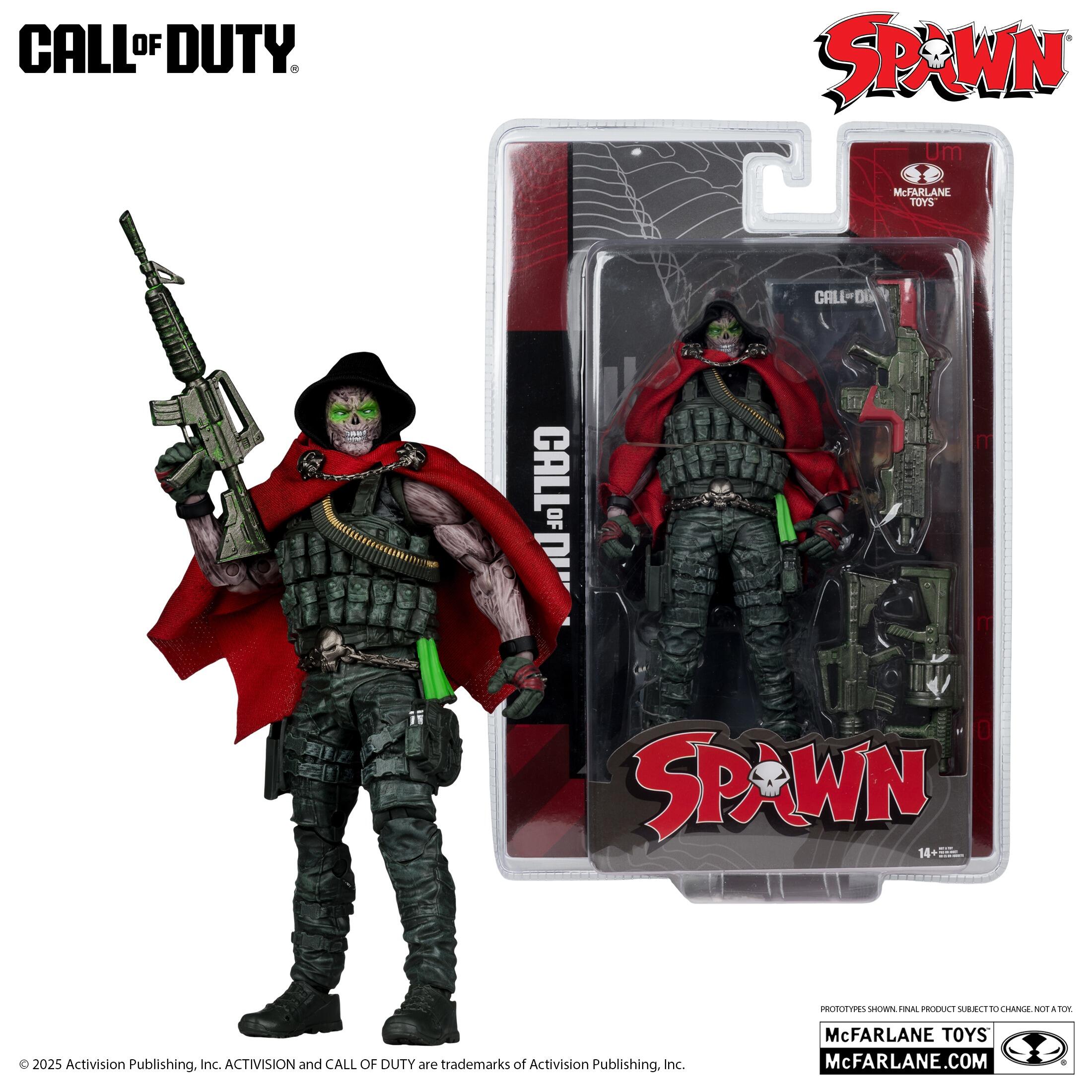 Call of Duty 7 Inch Scale Action Figure - Burned Spawn