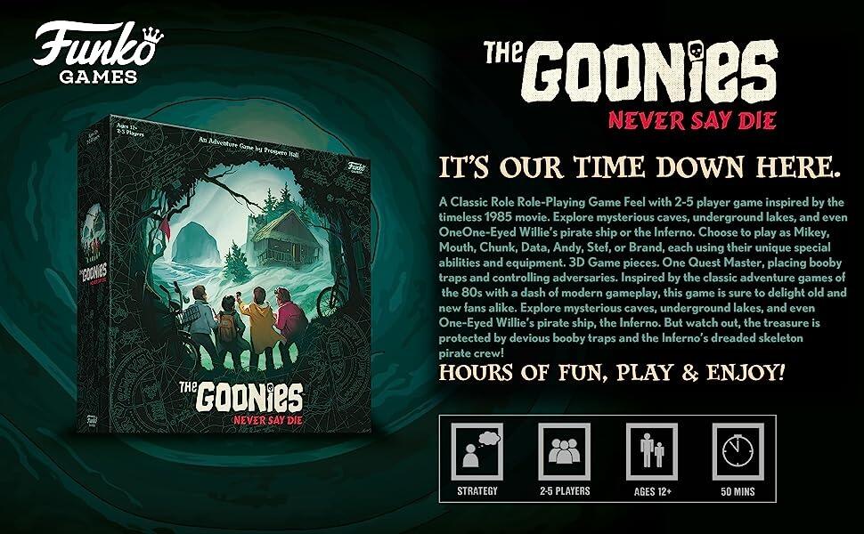 The Goonies Strategy Board Game - Goonies Never Say Die