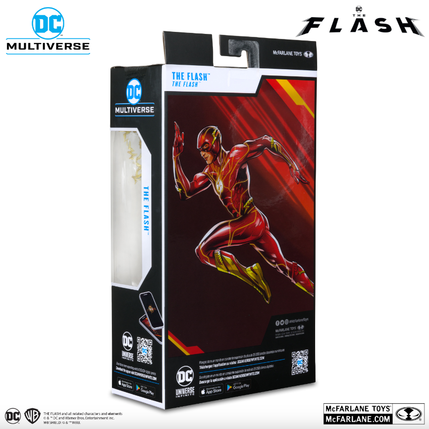 DC The Flash Movie 7 Inch Action Figure - The Flash (Speed Force ...