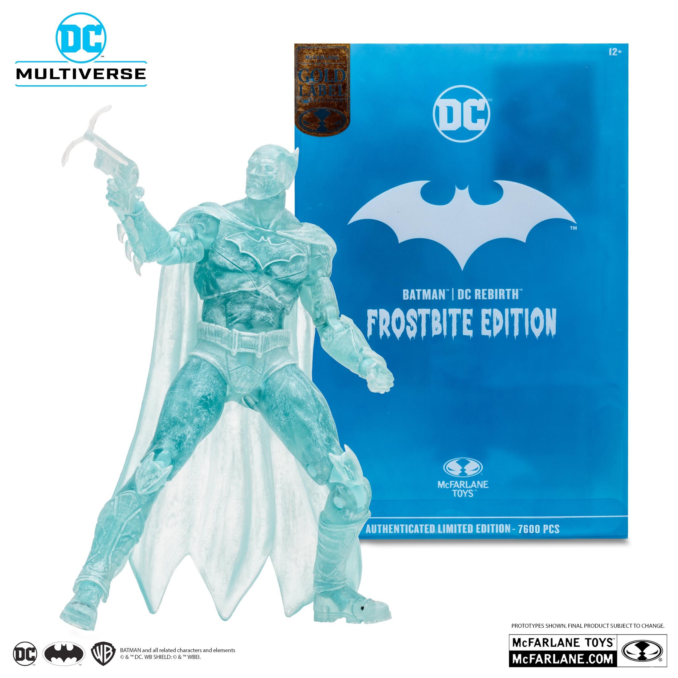 DC Multiverse 7 Inch Action Figure - Batman (Frostbite) (Gold Label)