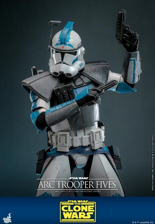 Arc Trooper Fives - Star Wars: The Clone Wars Hot Toys Collectibles 1/6 ...