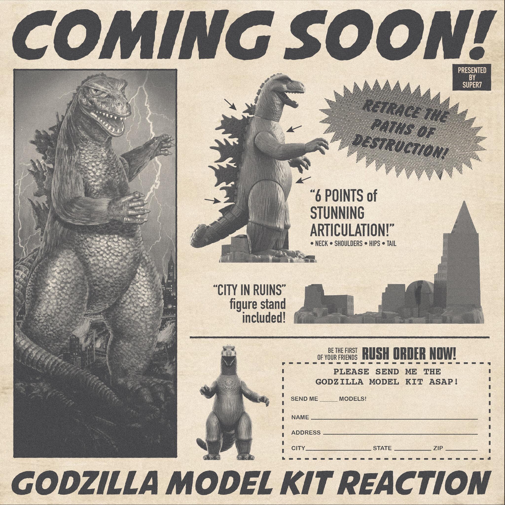 TOHO Godzilla Reaction SDCC 2024 SAF UK Exclusive Action Figure ...