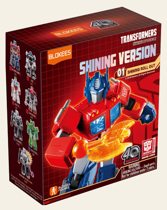 Transformers Shining Version 01: Shining Roll Out Blokees Action Figure ...