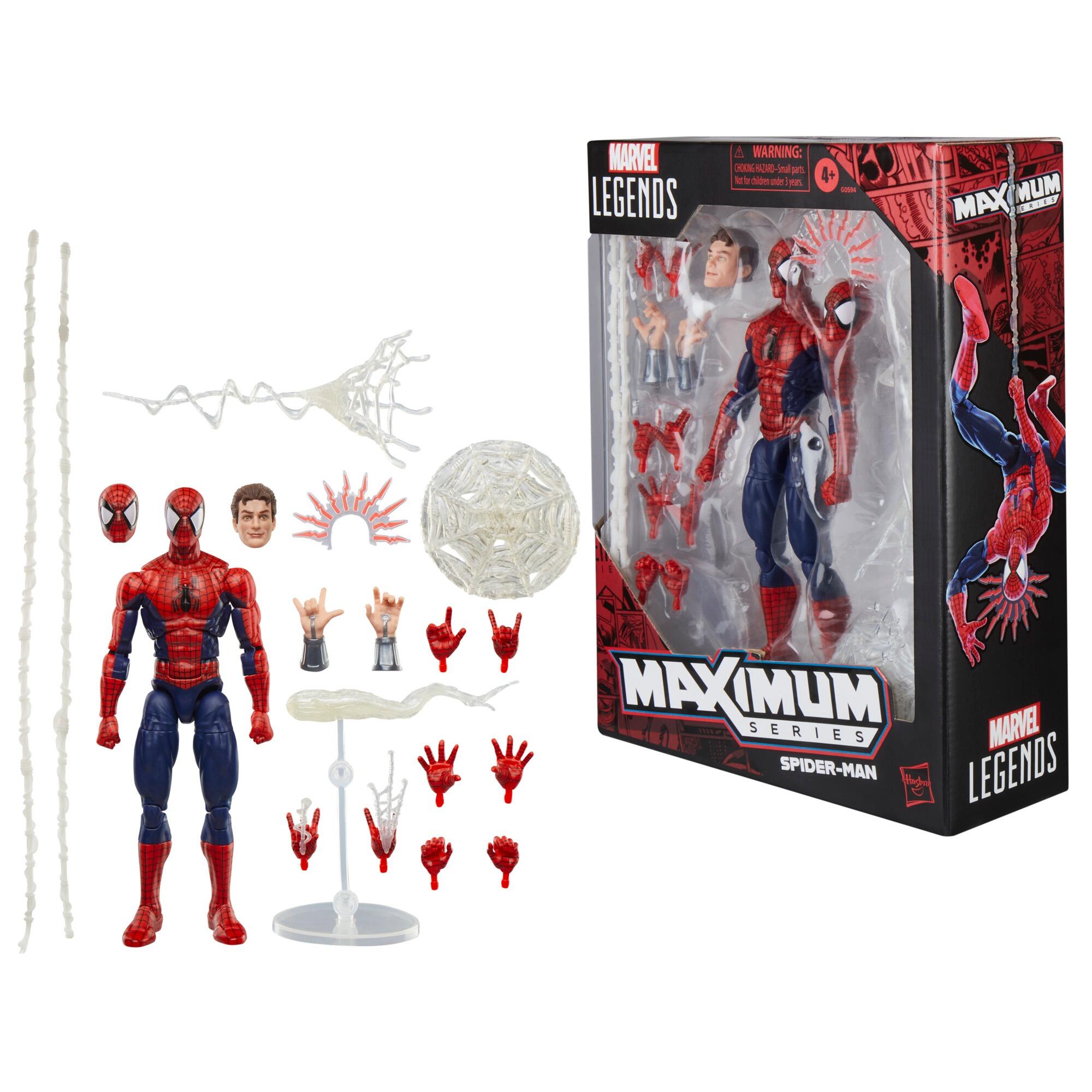 Marvel Legends Maximum Series 6 Inch Deluxe Action Figure - Spider-Man