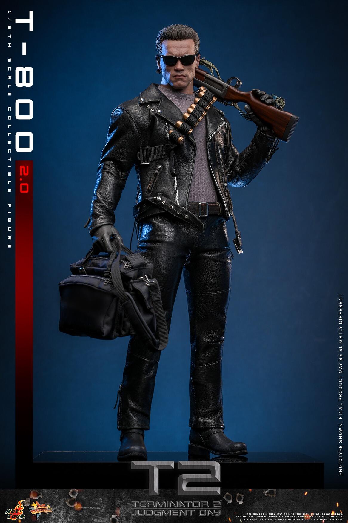*PRE-ORDER T-800 Terminator (2.0) - Terminator 2: Judgement Day Hot Toys Collectibles 1/6 Scale ...