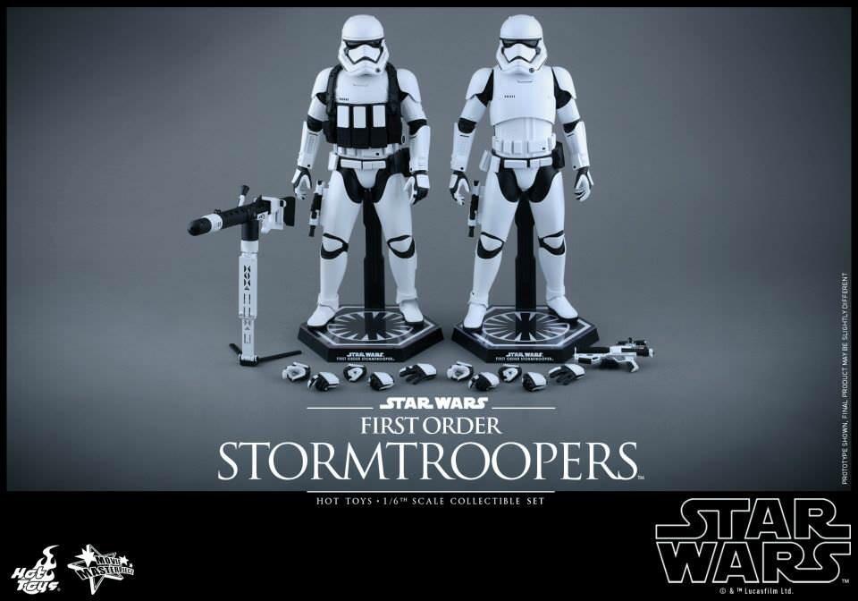 First Order Stormtrooper Set - Star Wars: The Force Awakens Hot Toys ...