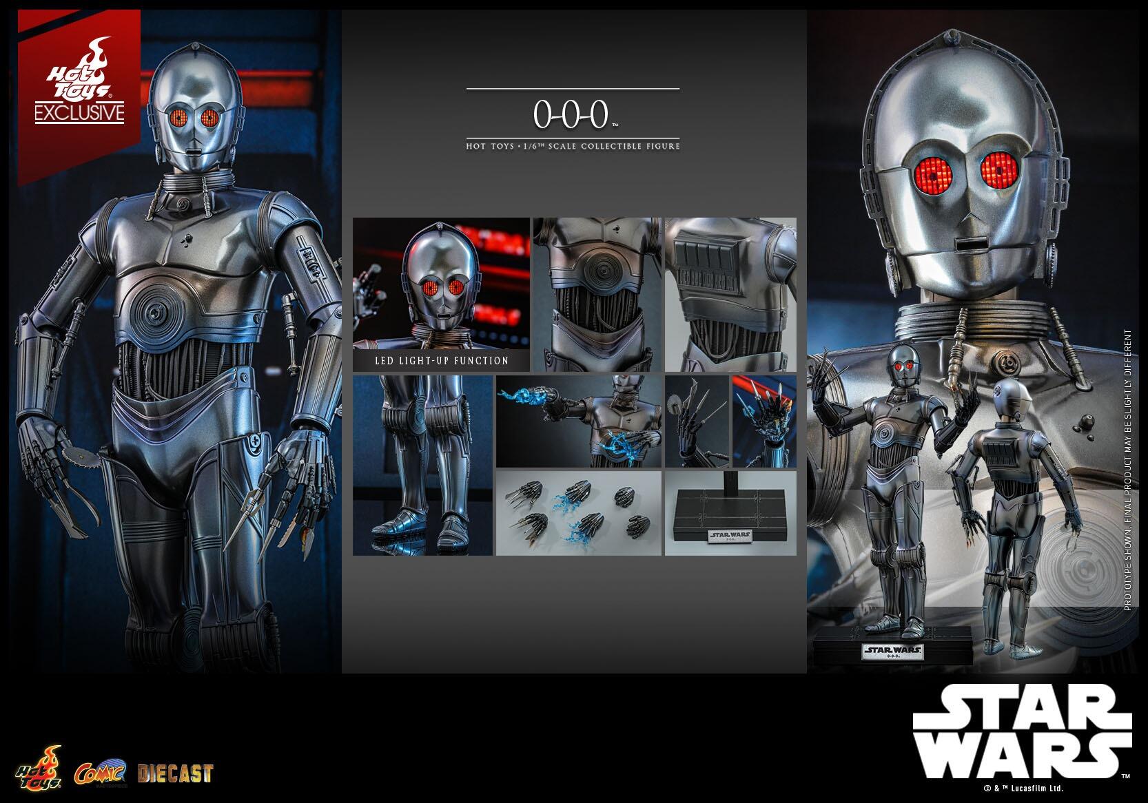 0-0-0 (Triple Zero) - Star Wars Legends Hot Toys Exclusive Collectibles ...
