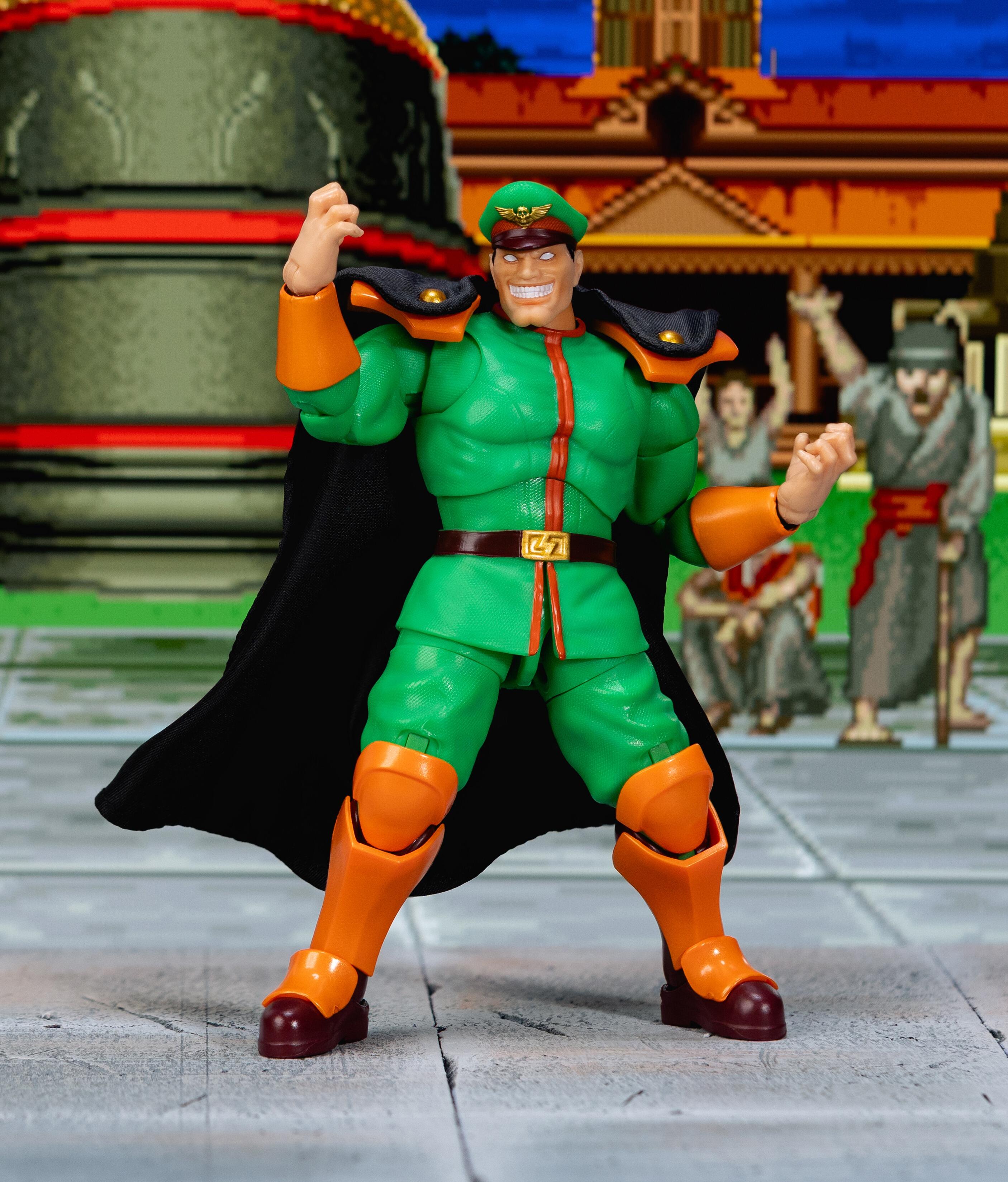 Ultra Street Fighter II SDCC 2025 Exclusive 6 Inch Action Figure - M Bison (Green Player 2)