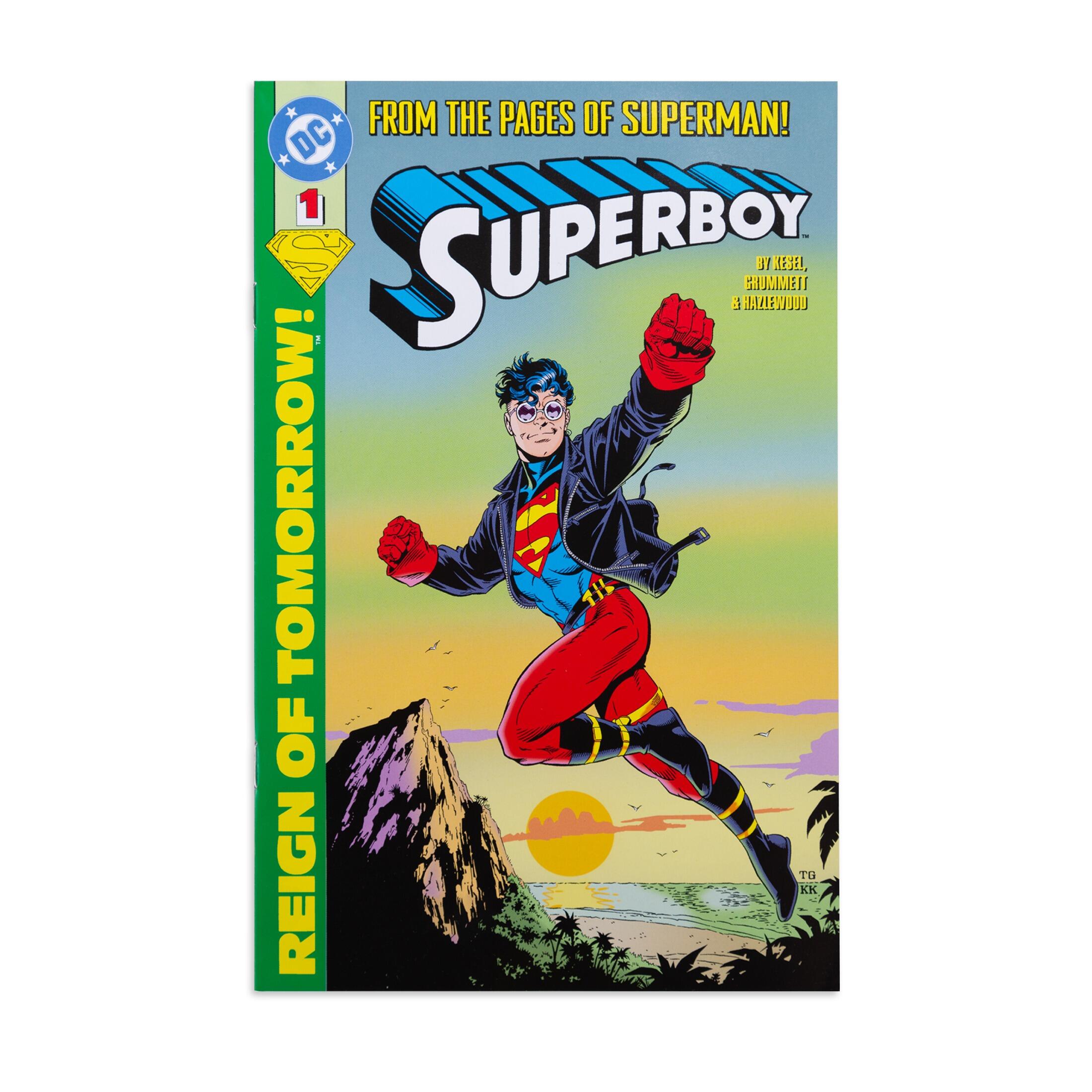 DC Direct 7 Inch Action Figure w/ Comic Wave 9 - Superboy (Superboy #1)