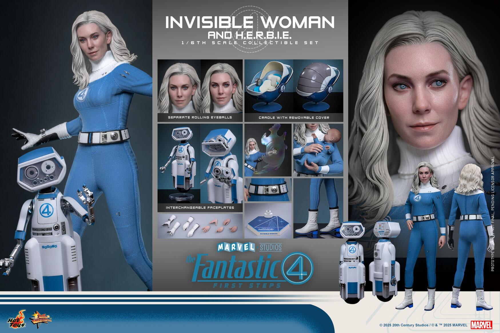 *PRE-ORDER Invisible Woman (With H.E.R.B.I.E.) - Fantastic Four: First ...