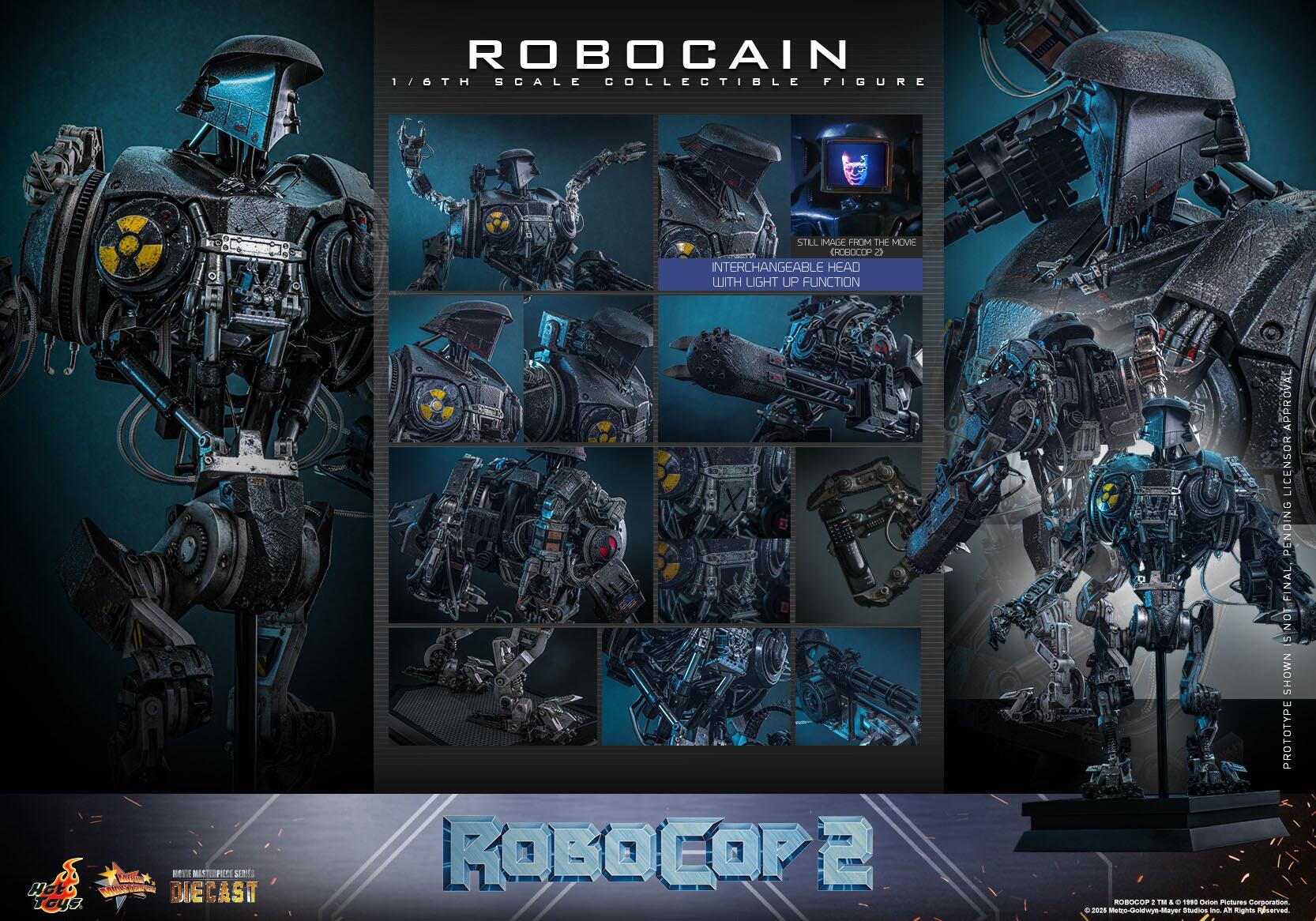 *PRE-ORDER Robocain - Robocop 2 Hot Toys Collectibles 1/6 Scale Action ...
