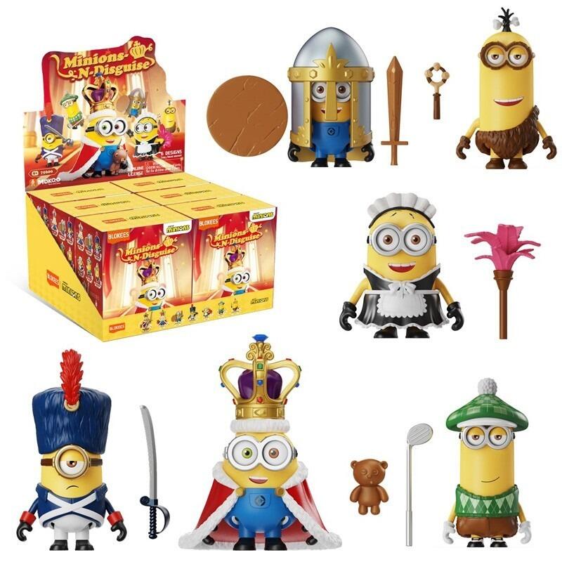 Minions Blokees Mokoo Series Action Figure Model Kit Wave 1 - Blind Box