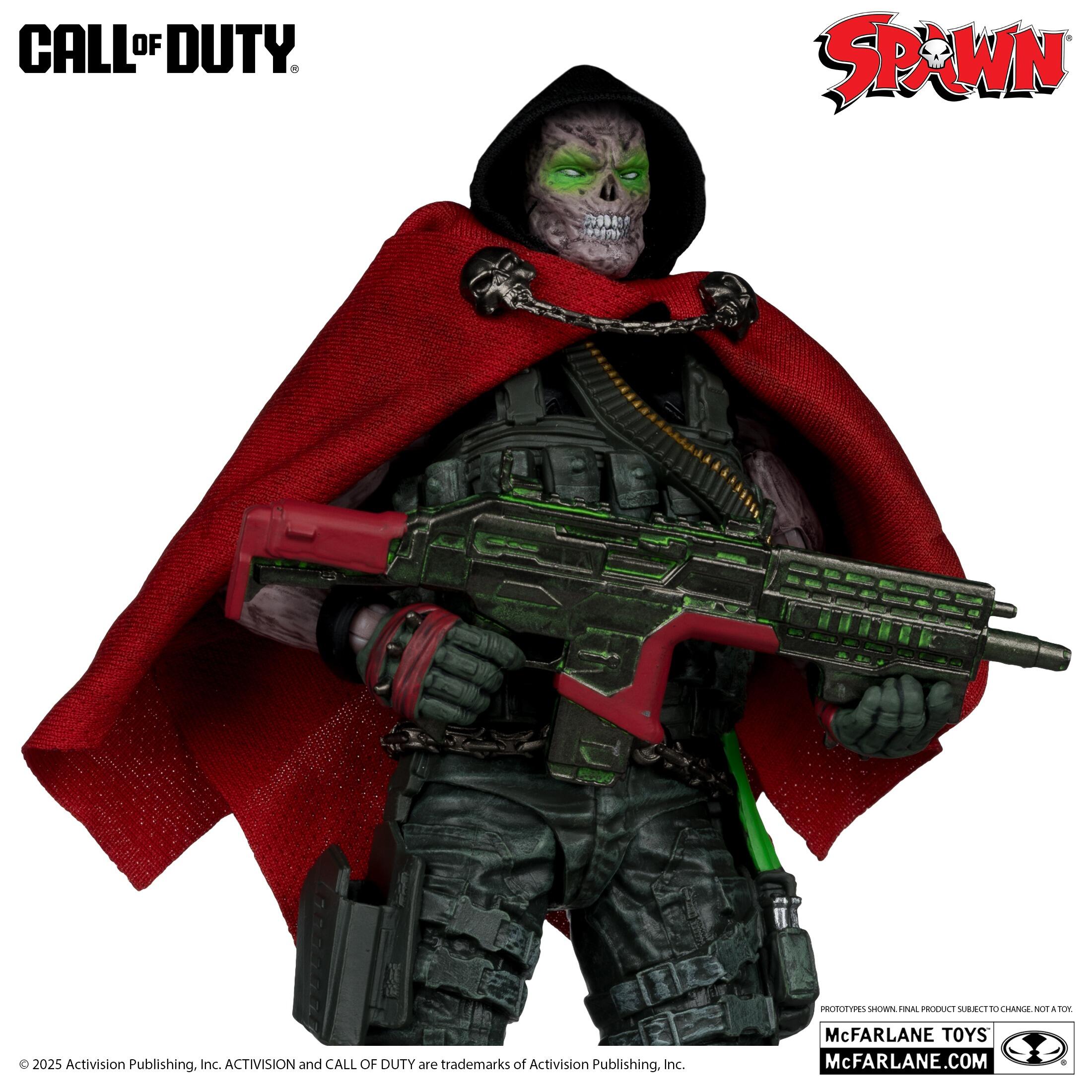 Call of Duty 7 Inch Scale Action Figure - Burned Spawn