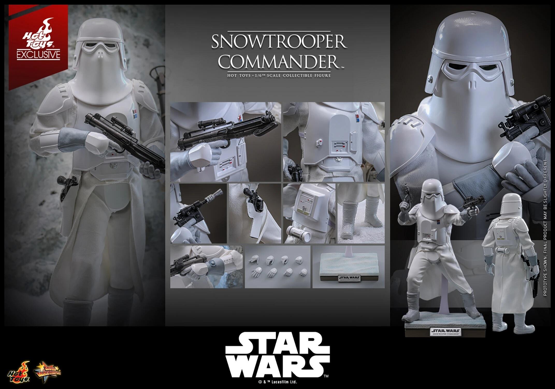 Snowtrooper Commander - Star Wars Hot Toys Exclusive Collectable 1/6 ...