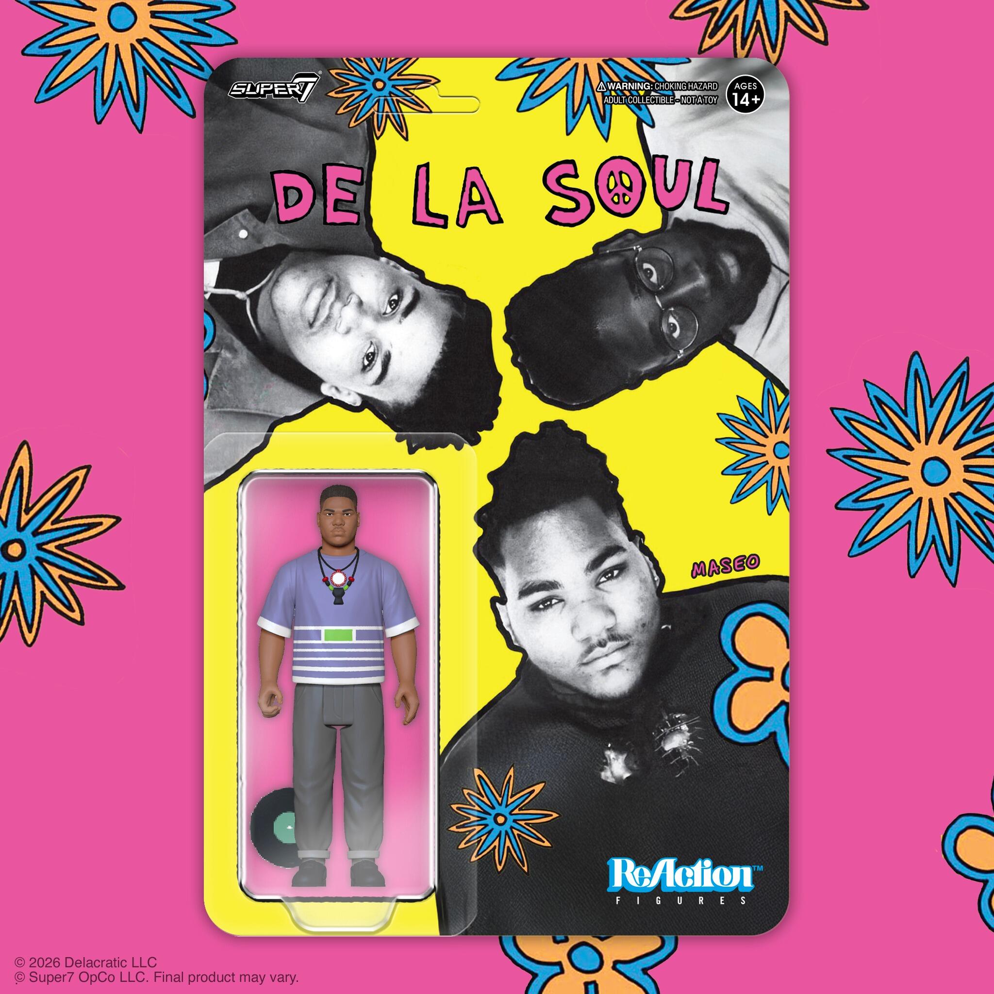 *PRE-ORDER De La Soul ReAction Action Figure Wave 01 -Vincent Maseo ...