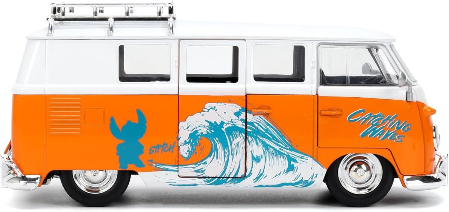 Lilo & Stitch Stitch & 1961 Volkswagen Bus Jada Hollywood Rides Die ...