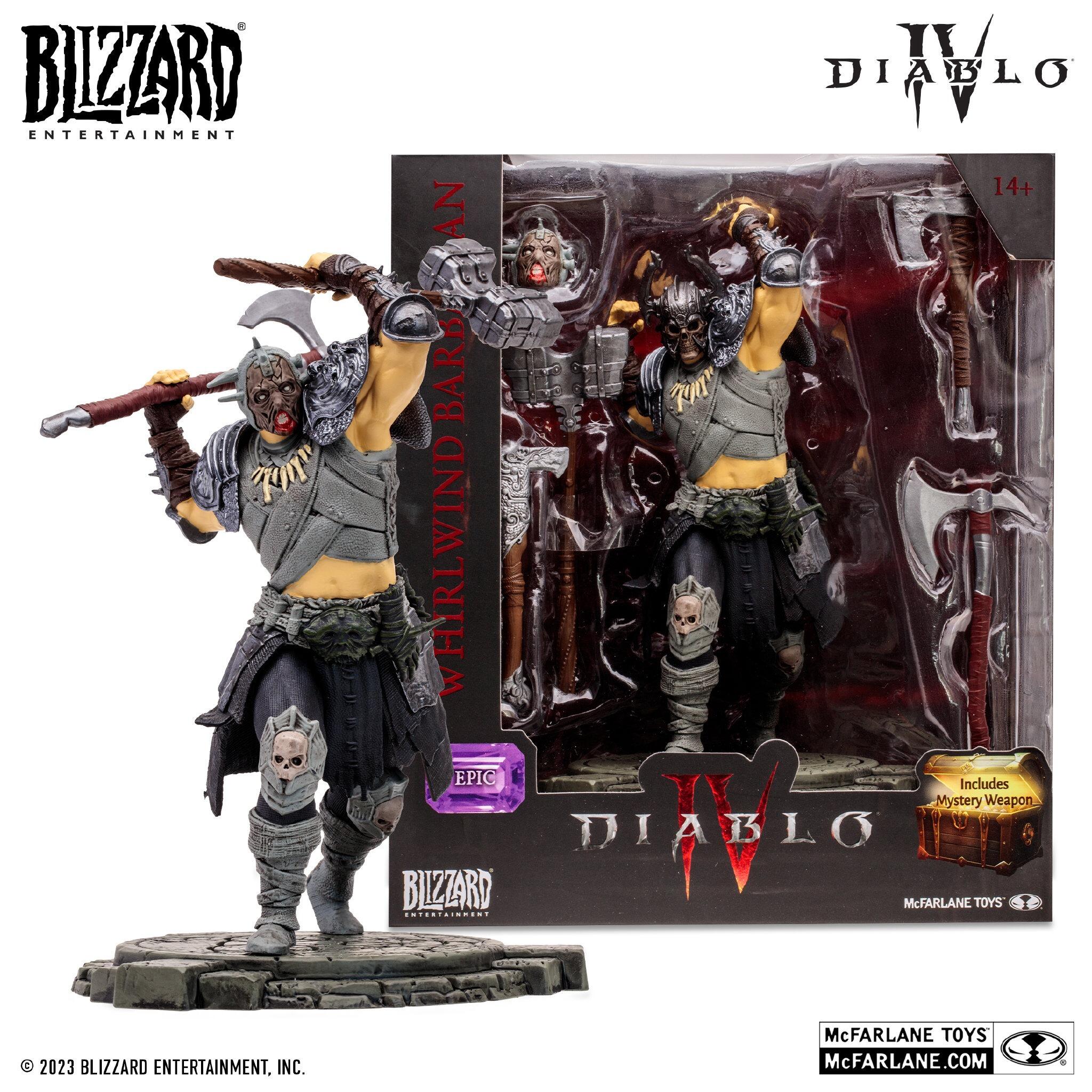 Diablo IV 6 Inch Scale Posed Figure Wave 1 - Whirlwind Barbarian (Epic)