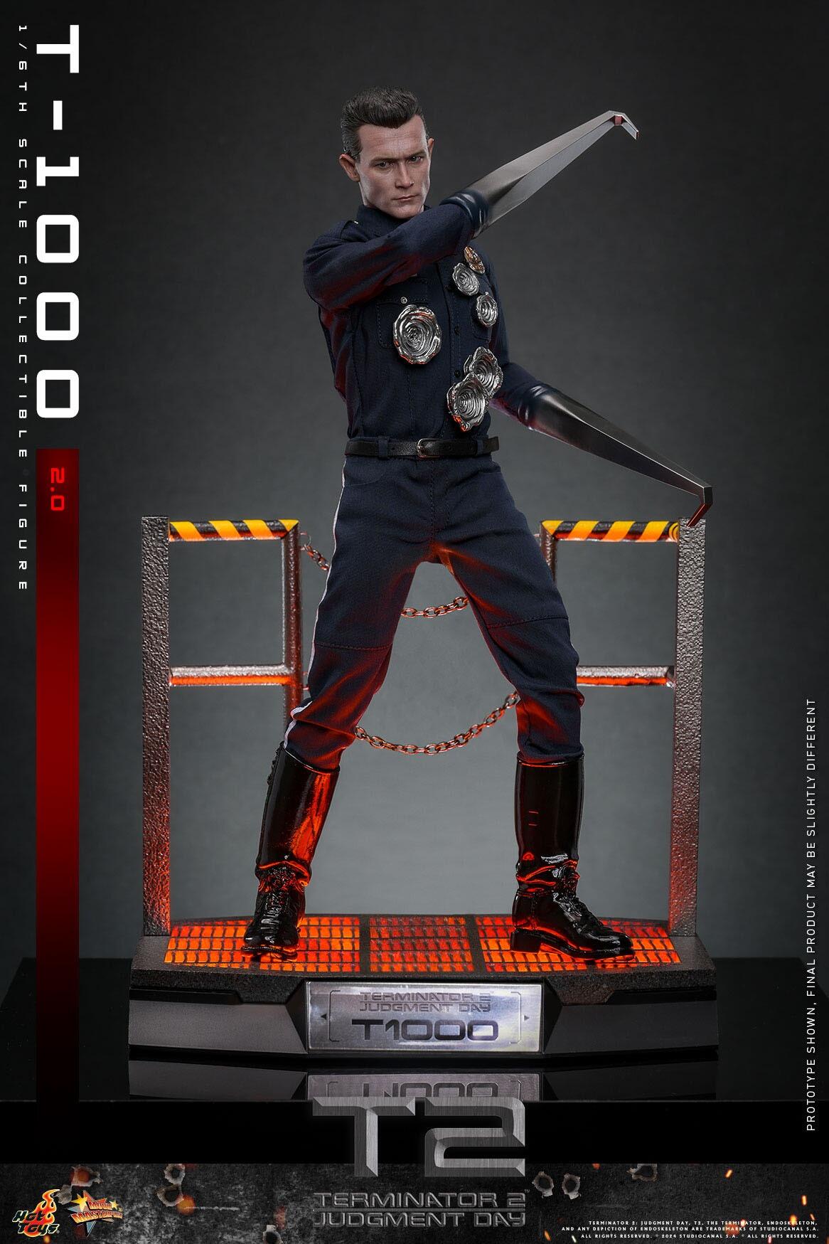 T-1000 (2.0) - Terminator 2: Judgement Day Hot Toys Collectibles 1/6 Scale Action Figure
