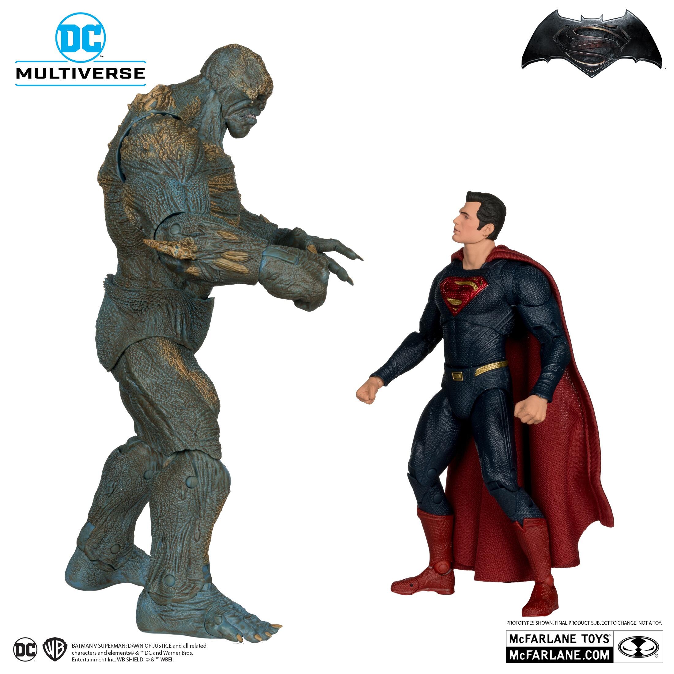 DC Multiverse Batman V Superman: Dawn of Justice 7 Inch Action Figure 2-pack - Superman vs Doomsday