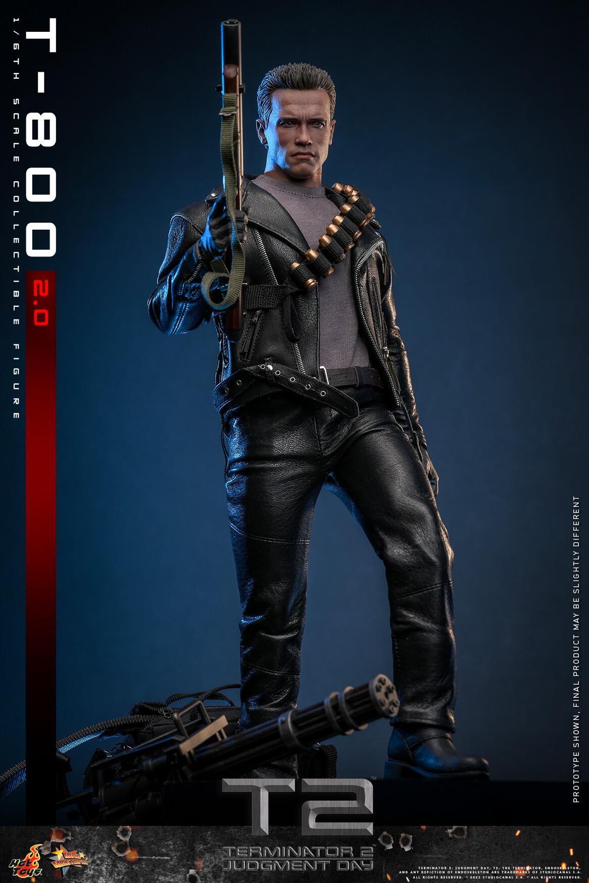 *PRE-ORDER T-800 Terminator (2.0) - Terminator 2: Judgement Day Hot Toys Collectibles 1/6 Scale ...