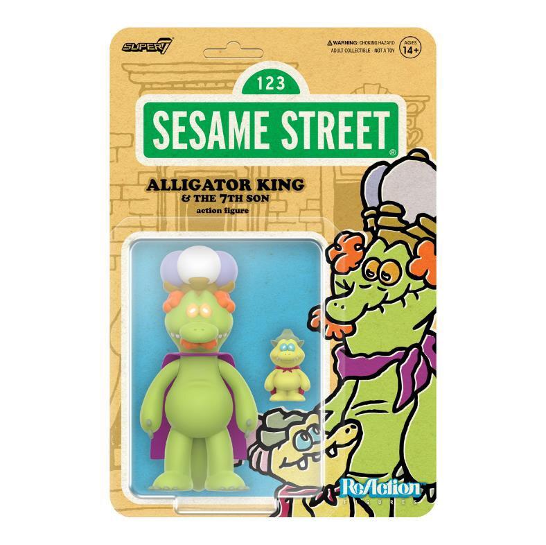 Sesame Street ReAction Action Figure Wave 4 - Alligator King & The 7th Son