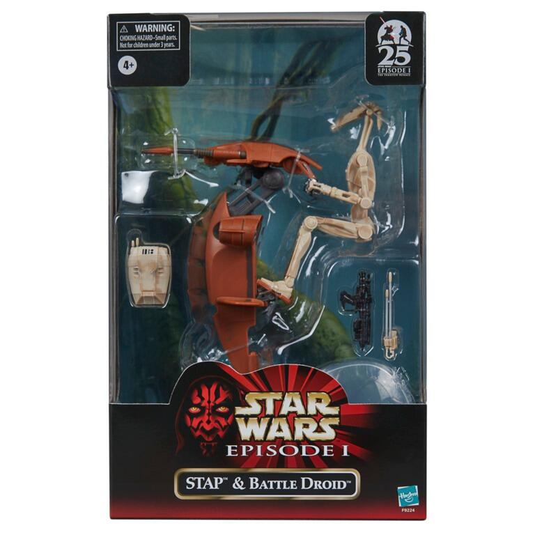 Star Wars Black Series 6 Inch Action Figure Vehicle - STAP & Battle Droid