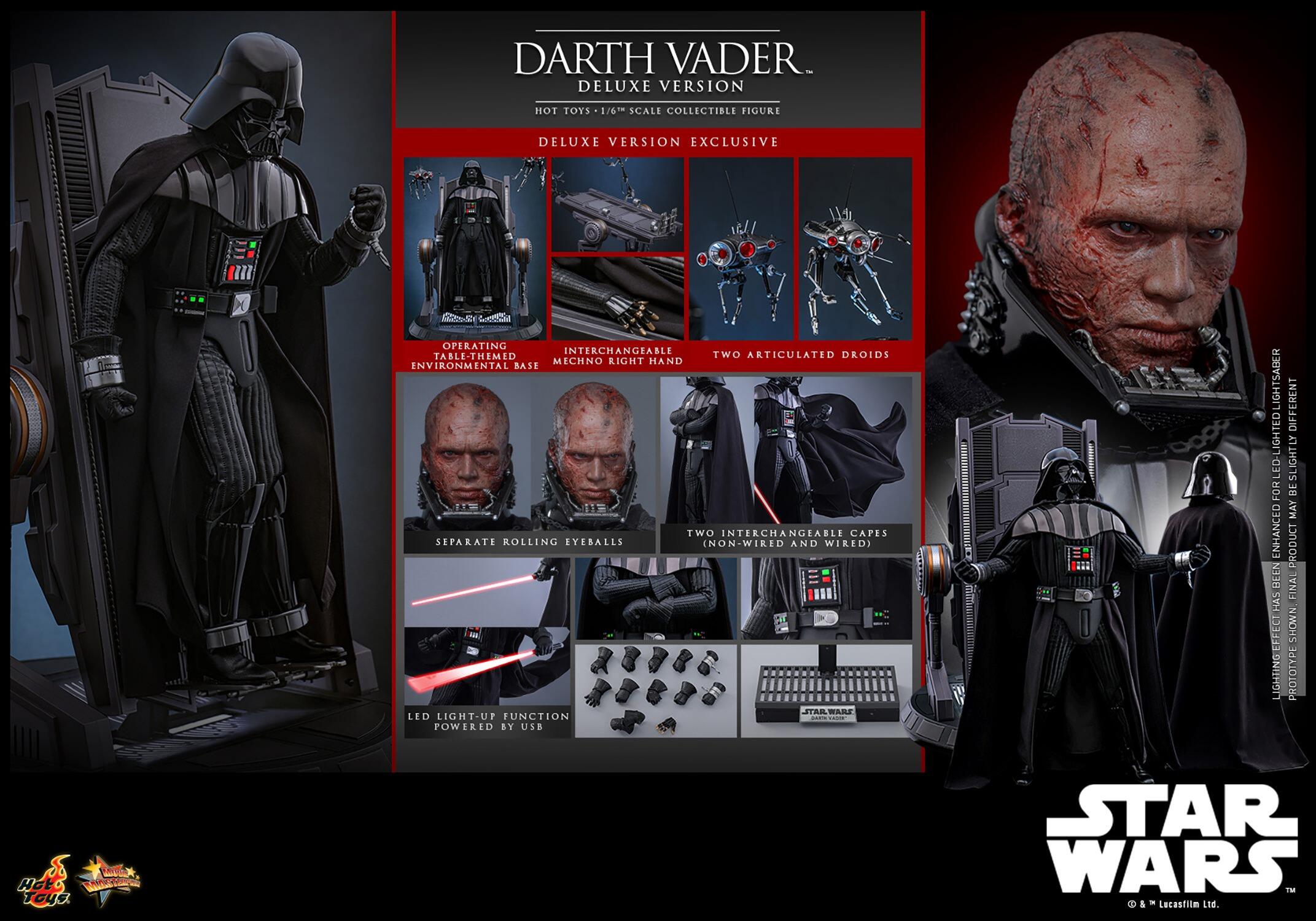 *PRE-ORDER Darth Vader Deluxe - Star Wars Episode III (ROTS) Hot Toys ...