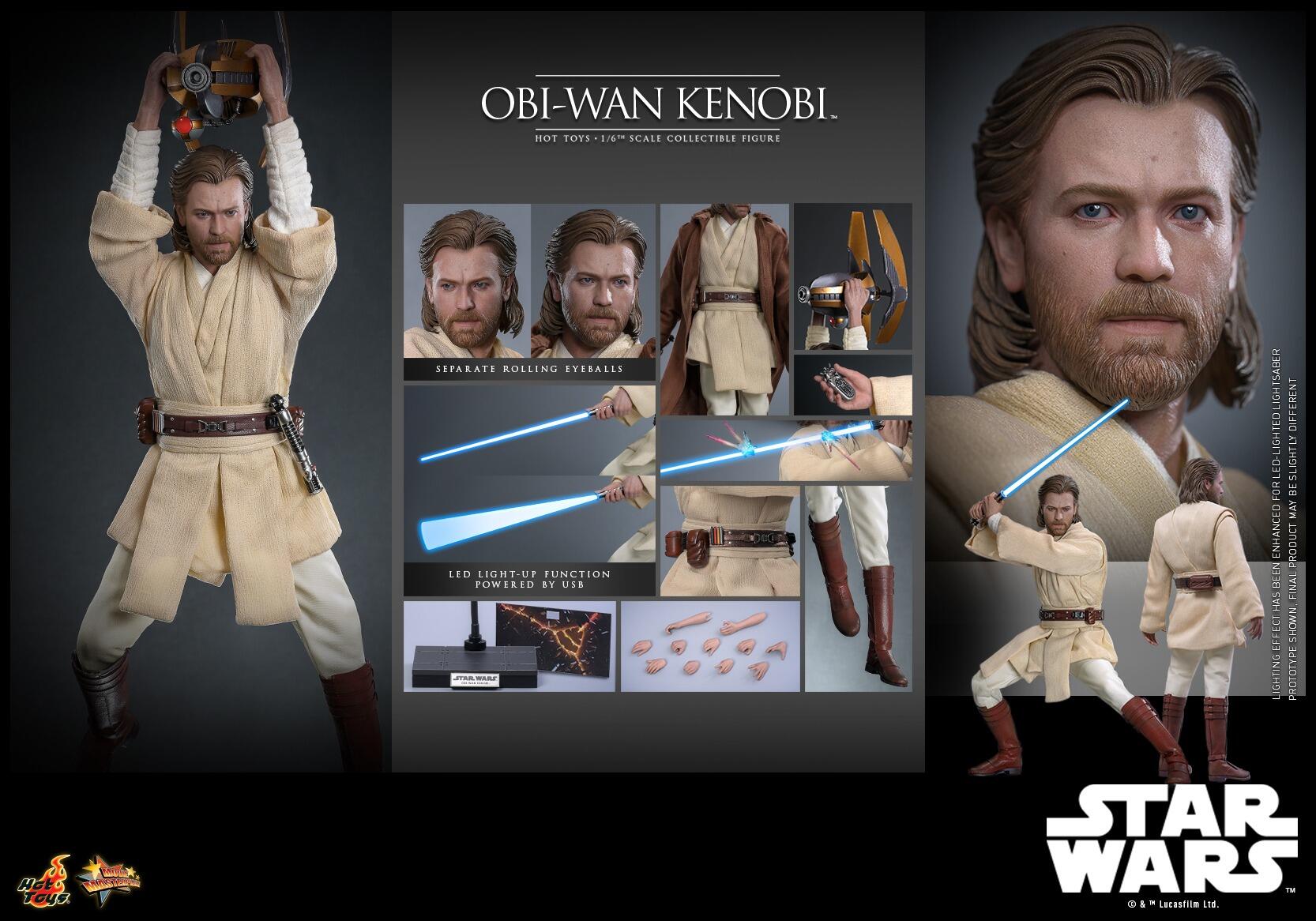 *PRE-ORDER Obi-Wan Kenobi - Star Wars Episode II (AOTC) Hot Toys ...