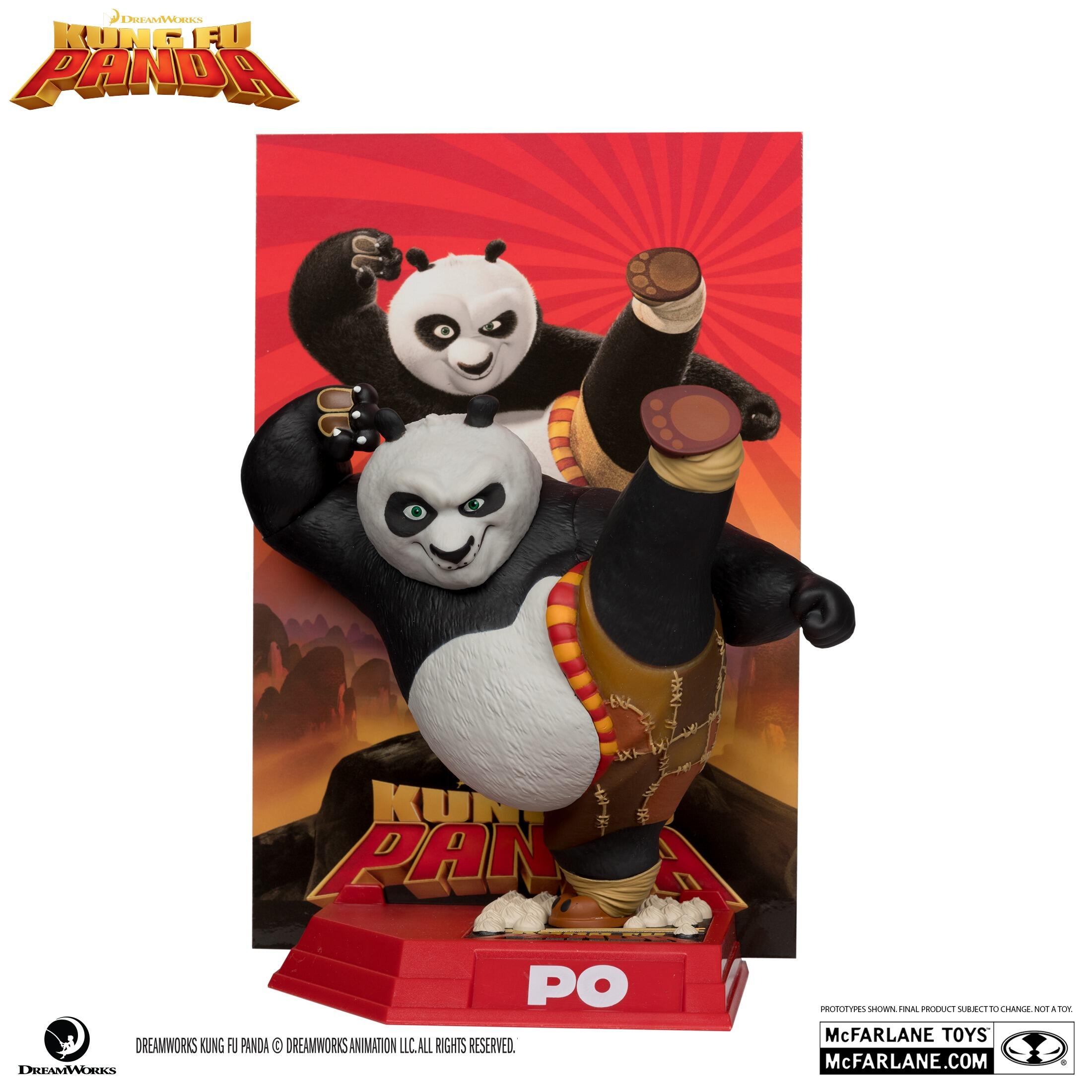 Kung Fu Panda Movie Maniacs 6 Inch Posed Figure - Po