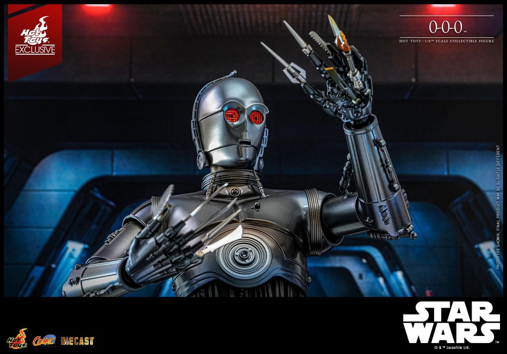 0-0-0 (Triple Zero) - Star Wars Legends Hot Toys Exclusive Collectibles ...
