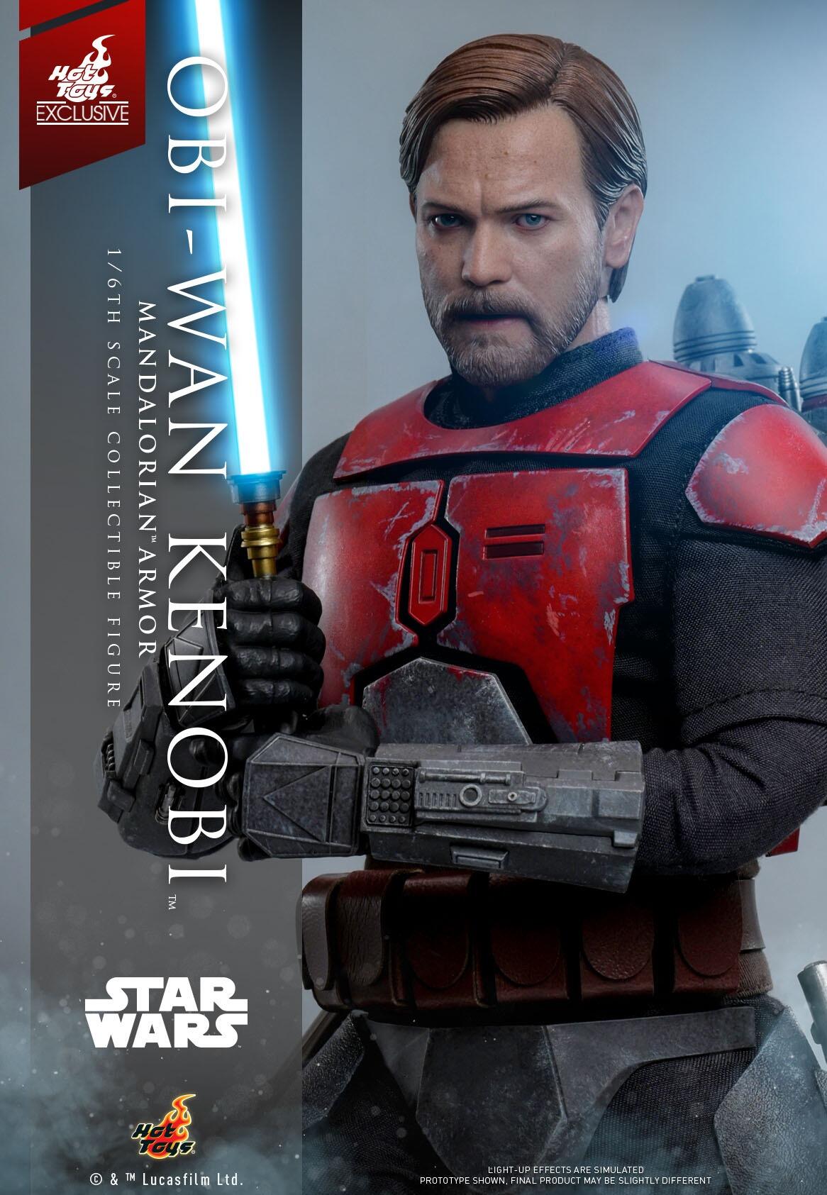 Obi-Wan Kenobi (Mandalorian Armor) - Star Wars: The Clone Wars Hot Toys ...