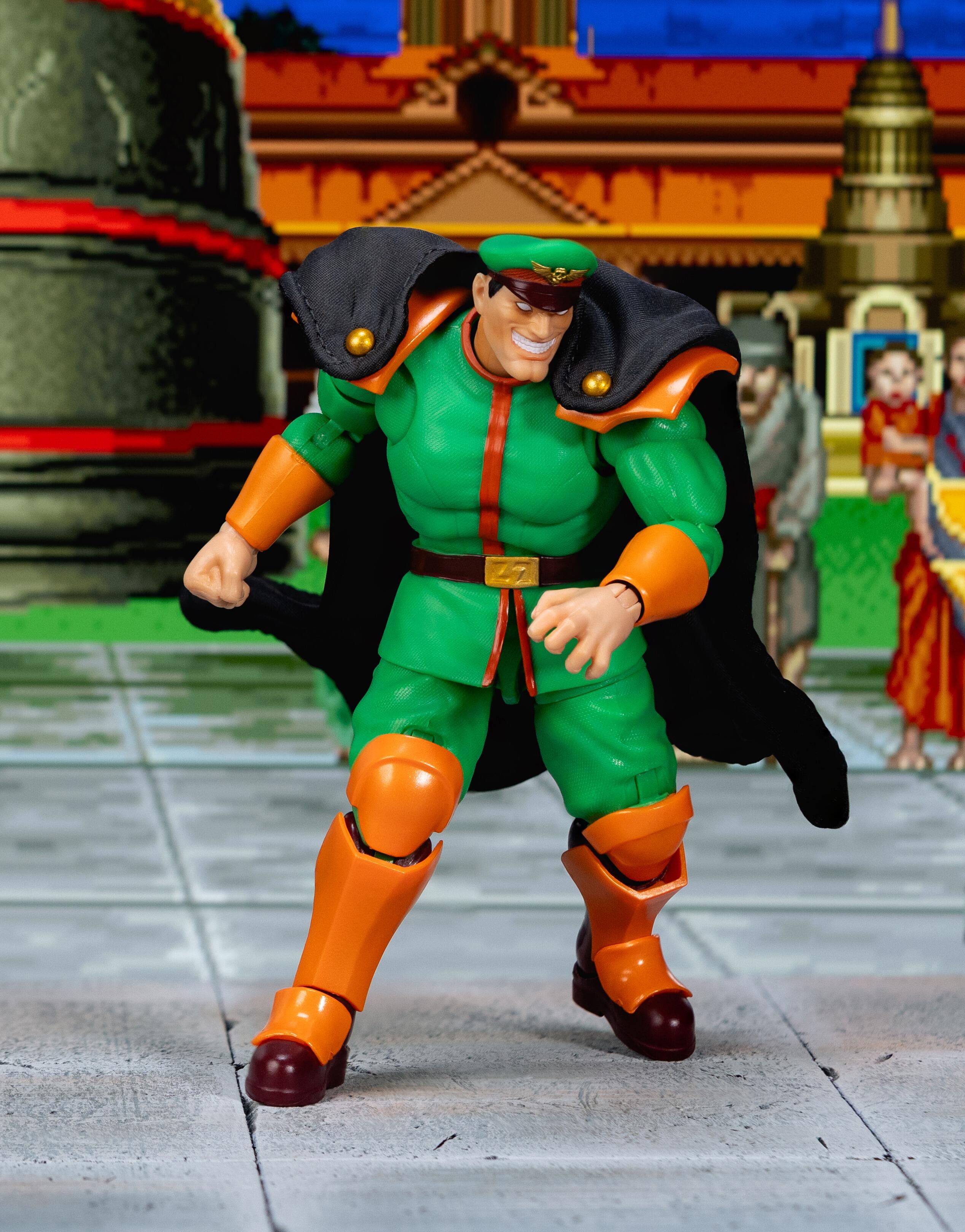 Ultra Street Fighter II SDCC 2025 Exclusive 6 Inch Action Figure - M Bison (Green Player 2)