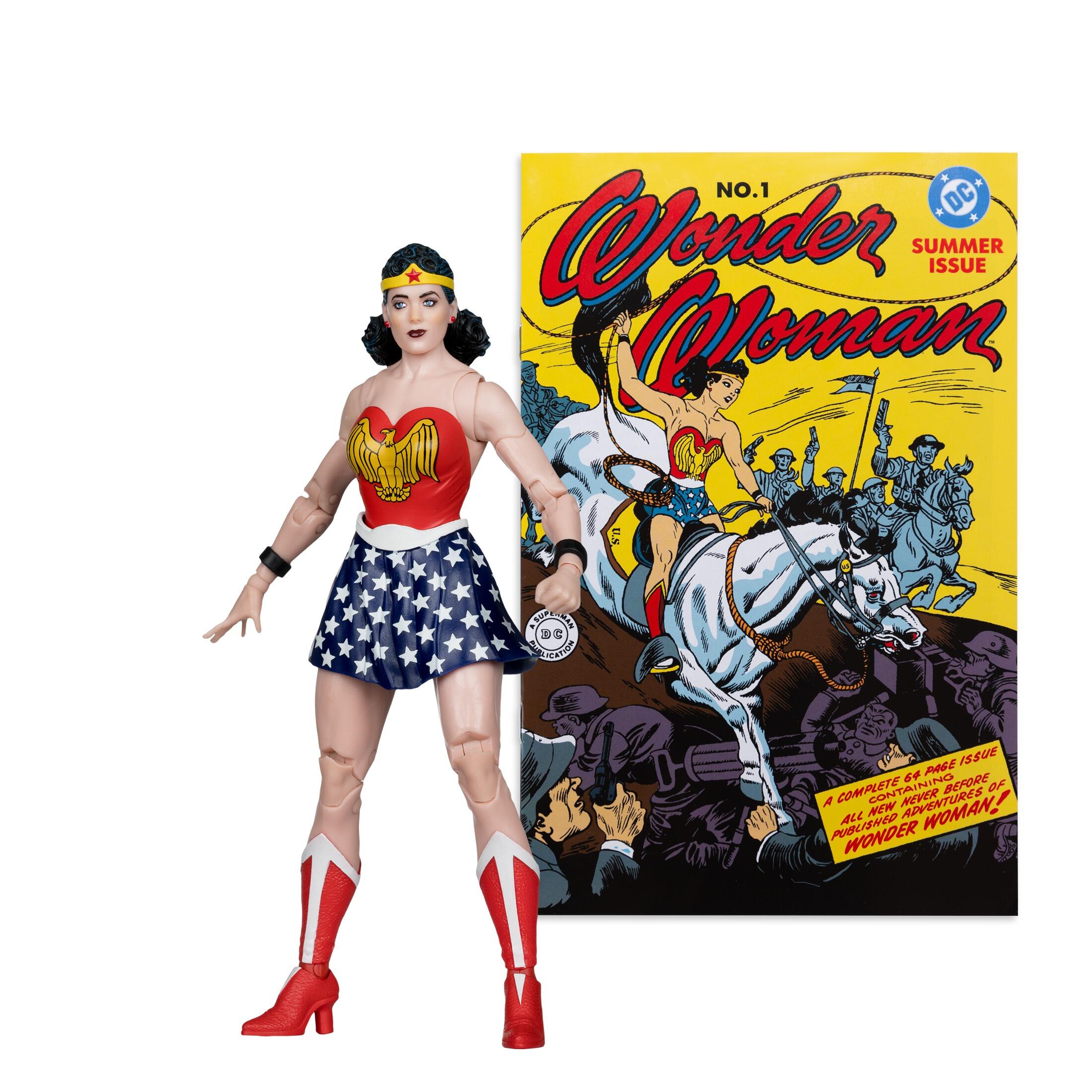 DC Direct 7 Inch Action Figure w/ Comic Wave 9 - Wonder Woman (Wonder ...