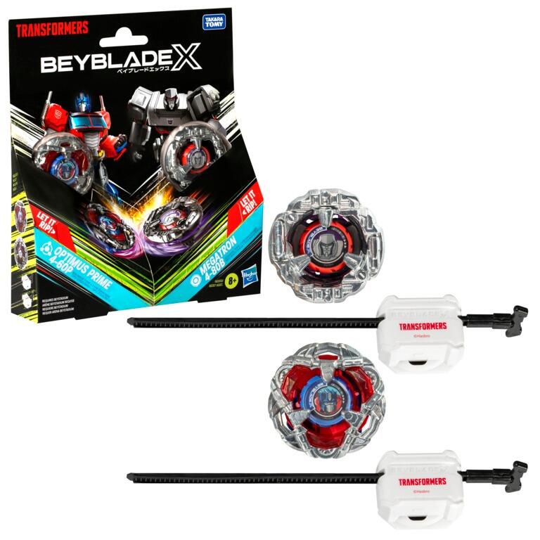 Beyblade X Transformers - Optimus Prime 4-60P vs Megatron 4-80B Two Pack