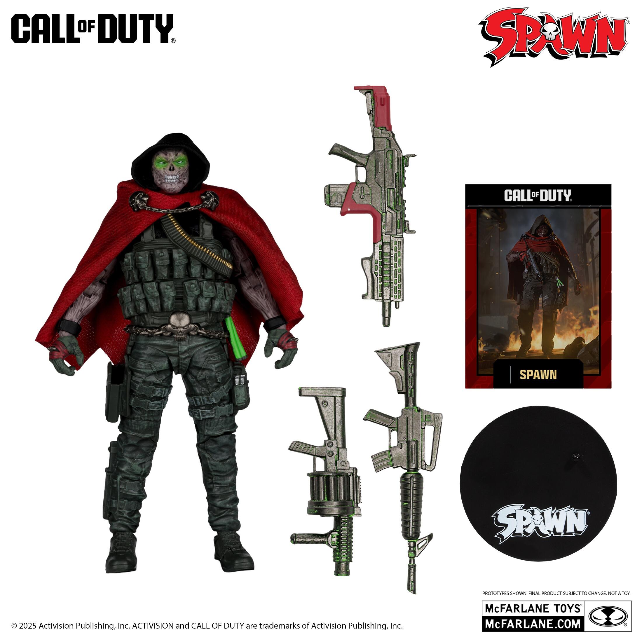 Call of Duty 7 Inch Scale Action Figure - Burned Spawn